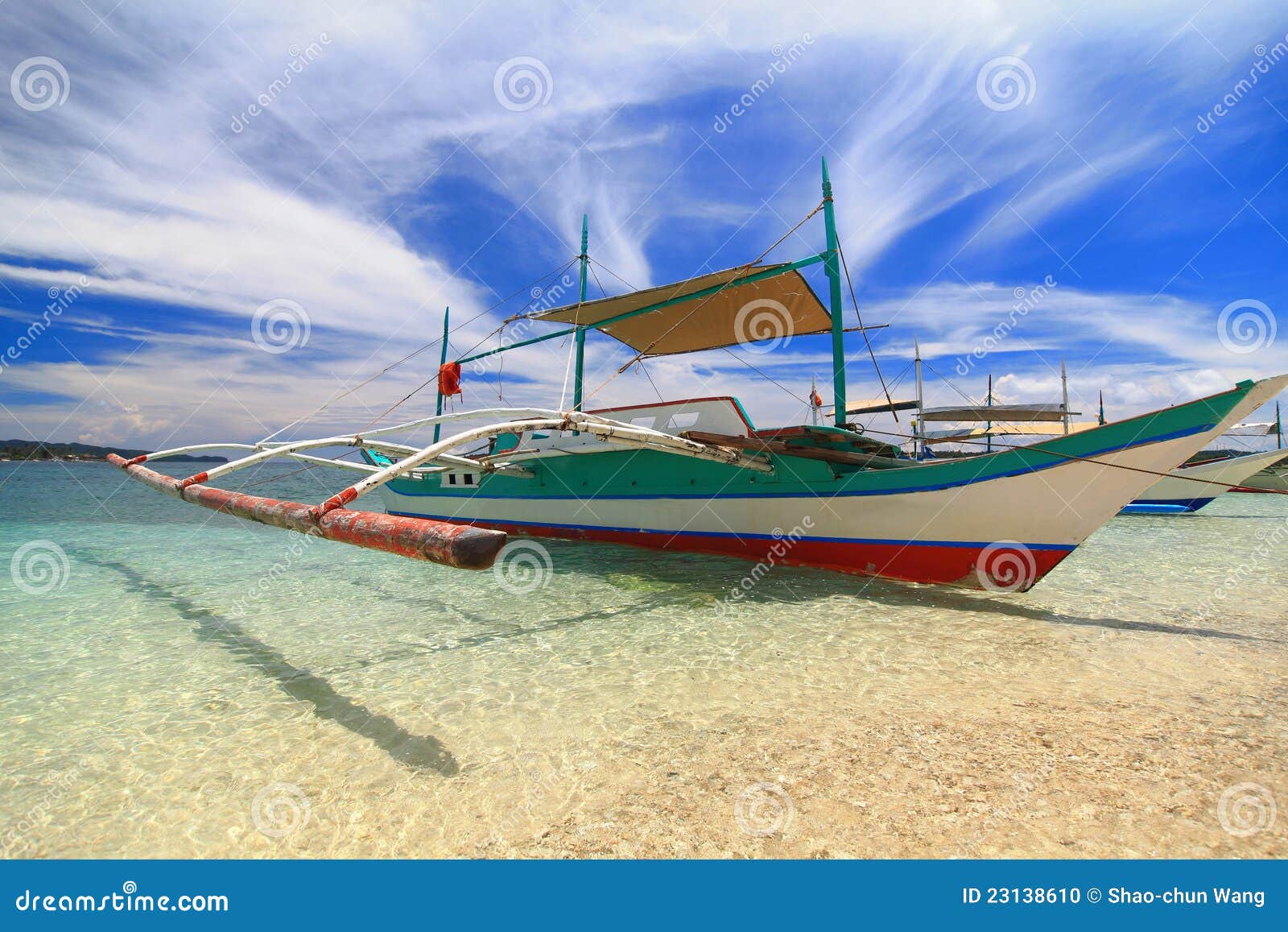 Traditional Philippines Boat Stock Photo - Image of natural, nature ...