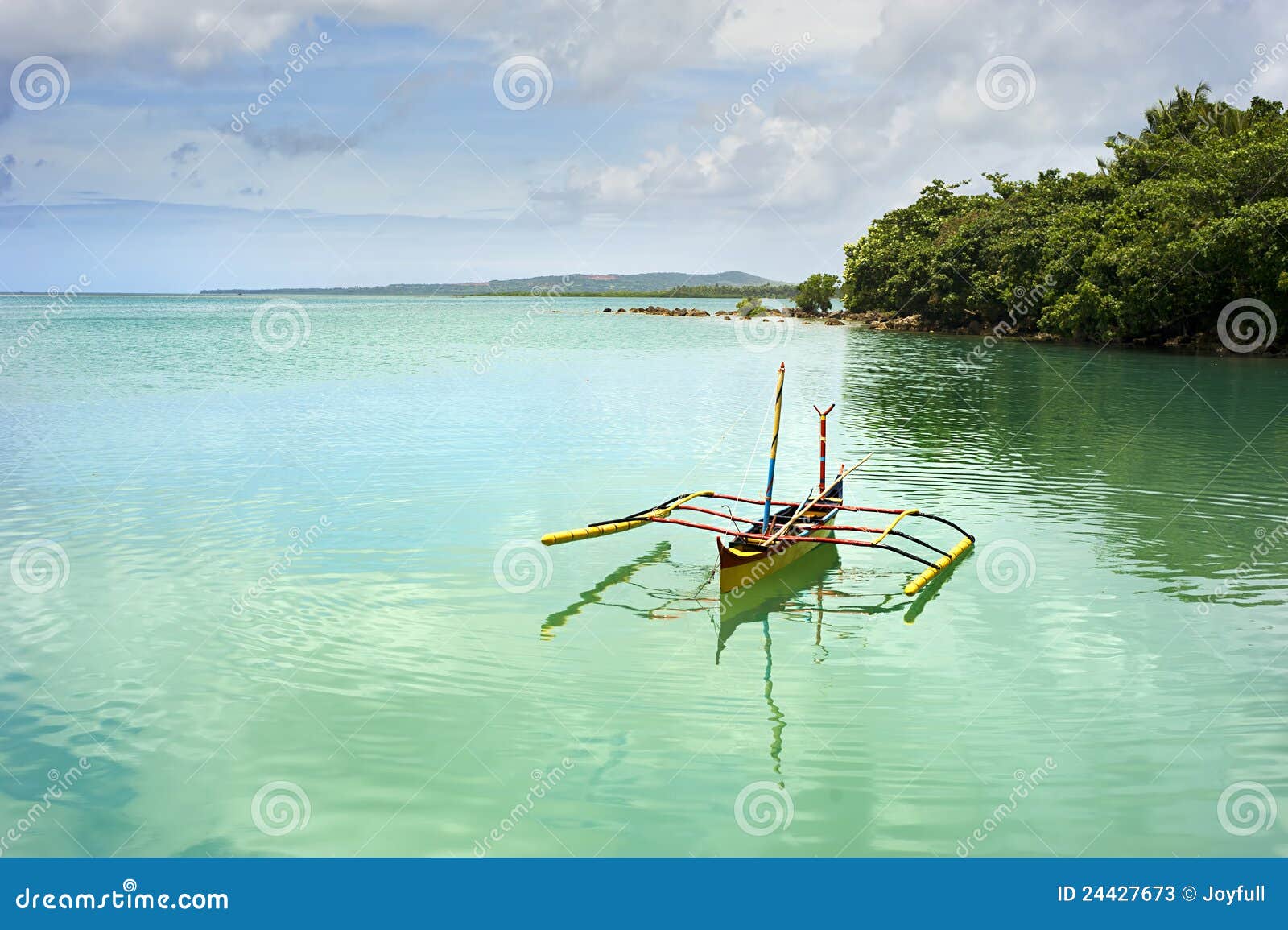 Traditional Philippines Boat Stock Image - Image of green, island: 24427673