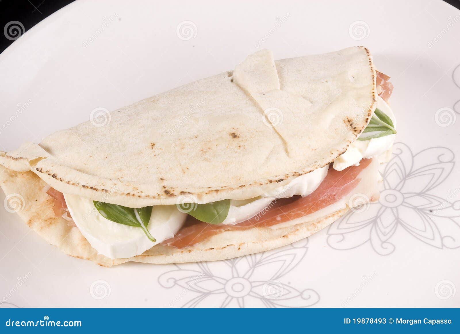 Traditional piadina stock image. Image of cheese, italian - 19878493