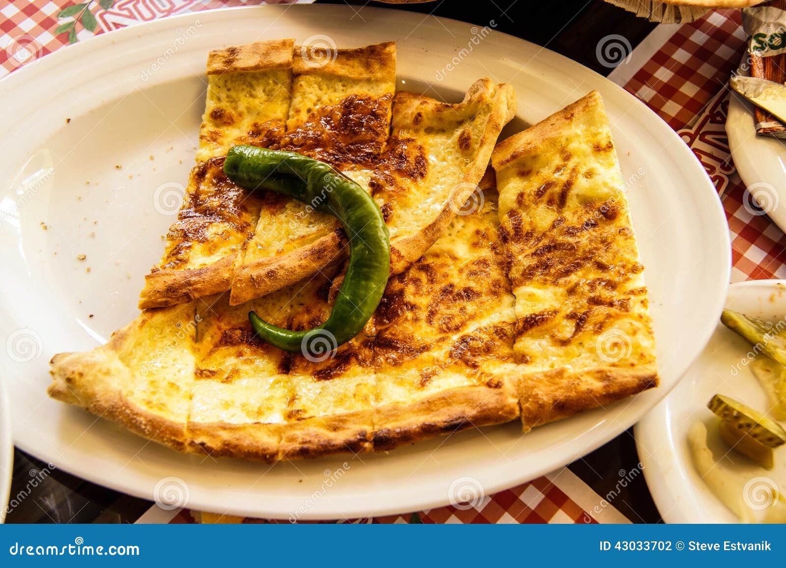 Traditional Pide Turkish Pizza Stock Photo - Image of ankara, sauce ...