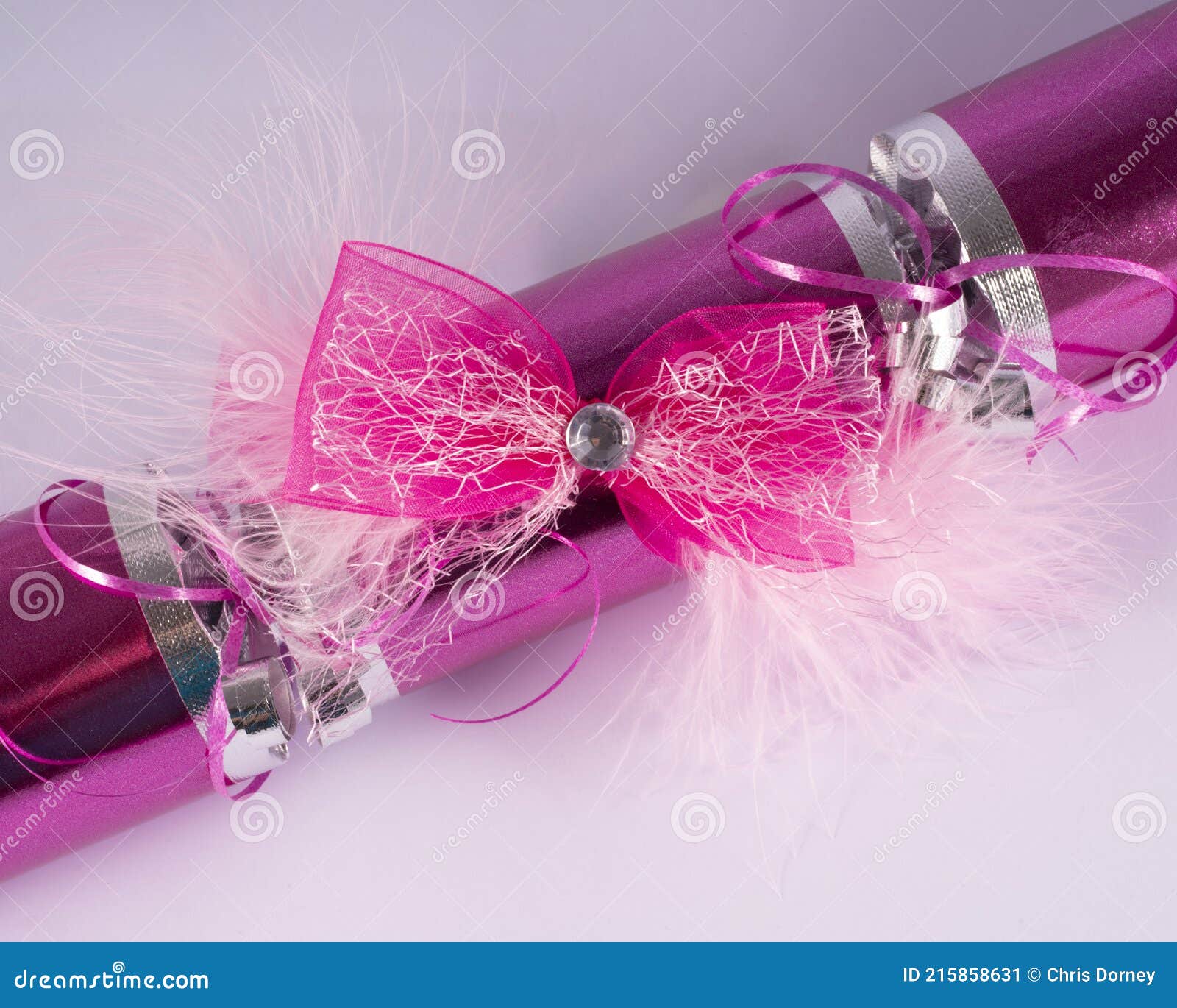 Traditional Pink Cracker stock image. Image of background - 215858631