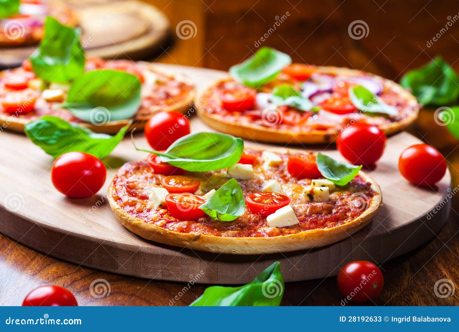 Traditional Pizza stock image. Image of basil, kitchen - 28192633