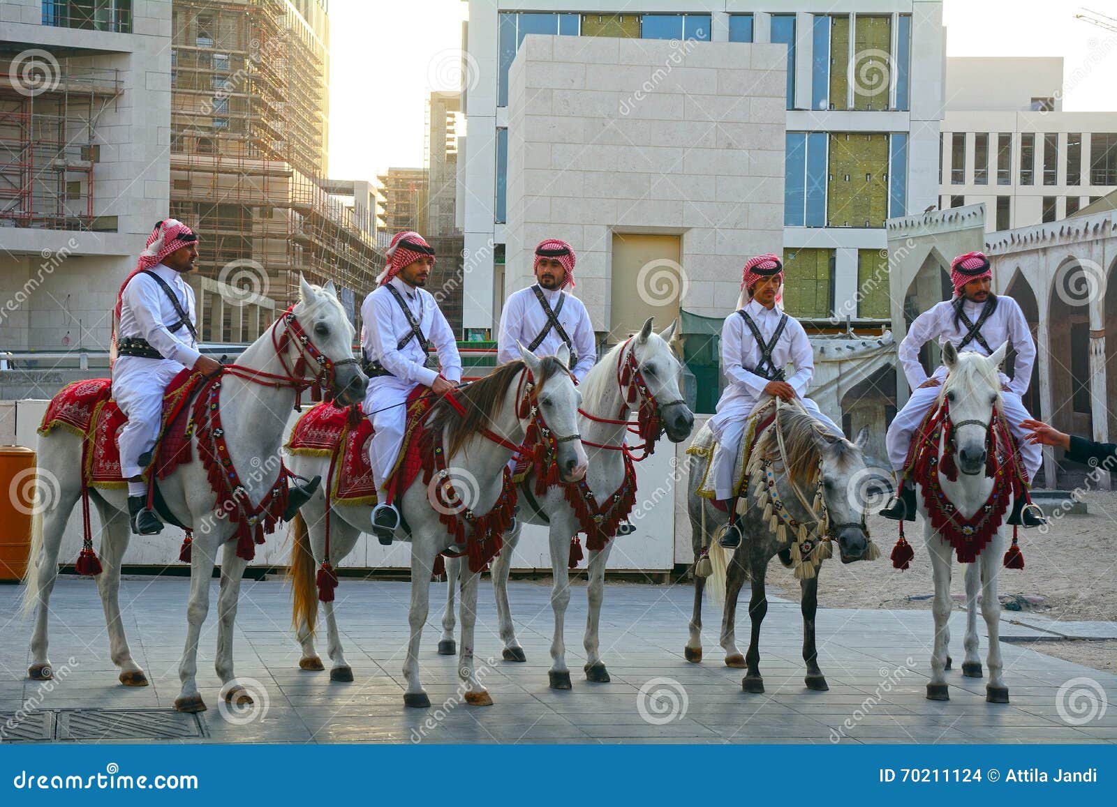 Traditional Police, Doha, Qatar Editorial Stock Image - Image of ...
