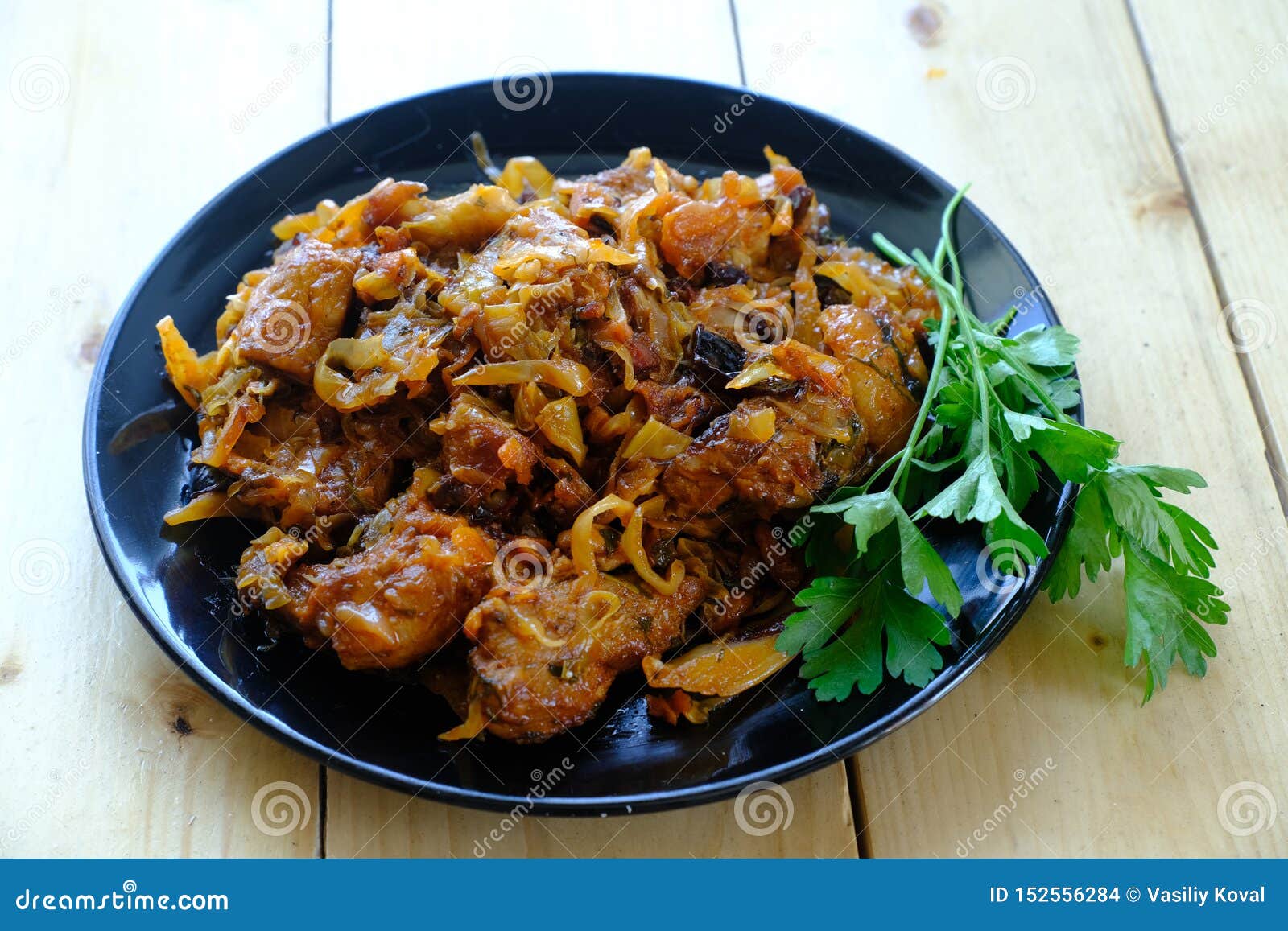 A Polish Bigos Cooked According To An Old Recipe With Wine And Plum ...