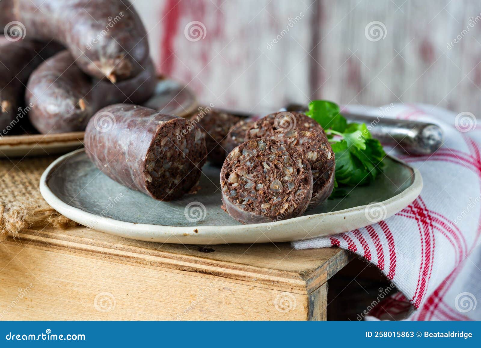Polish black pudding stock image. Image of ingredient - 258015863