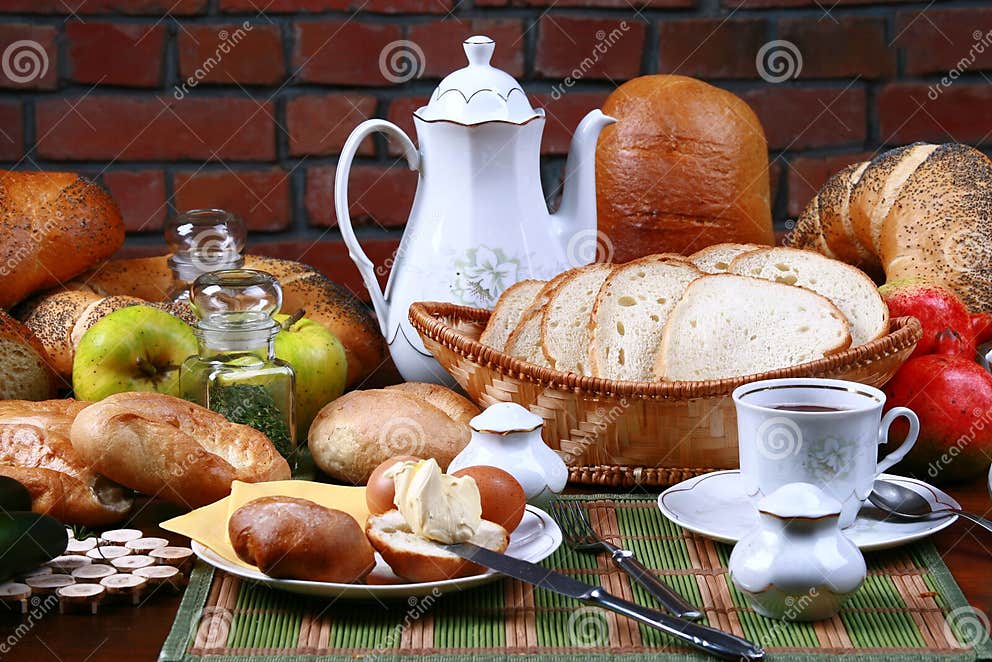 Traditional Polish Breakfast Stock Photo - Image of bread, diet: 5296288