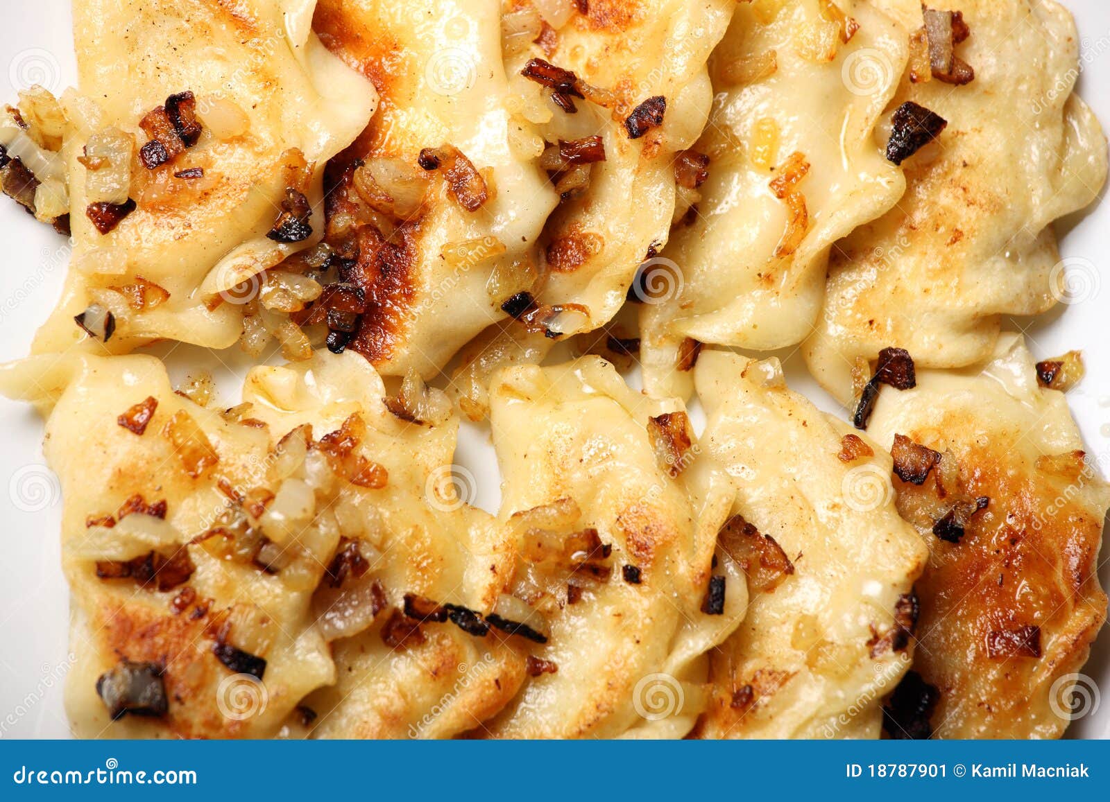 Traditional Polish Dumplings Stock Image - Image of snack, traditional ...