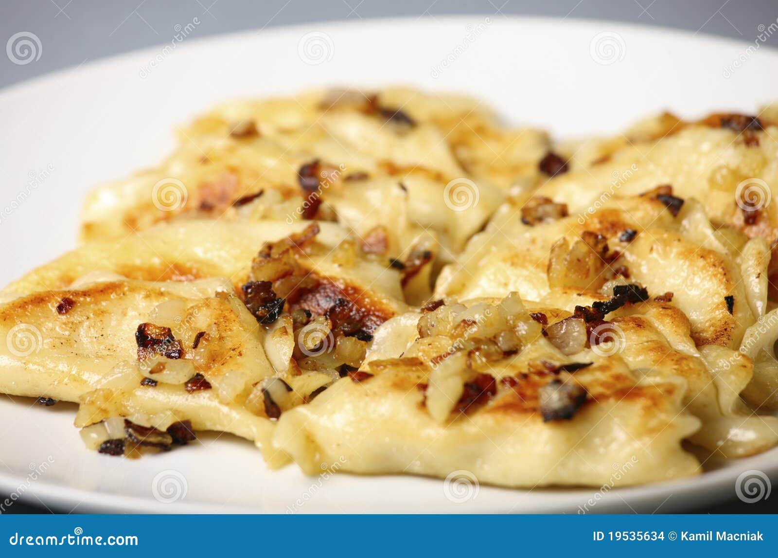 Traditional Polish Dumplings Stock Photo - Image of cuisine, homemade ...