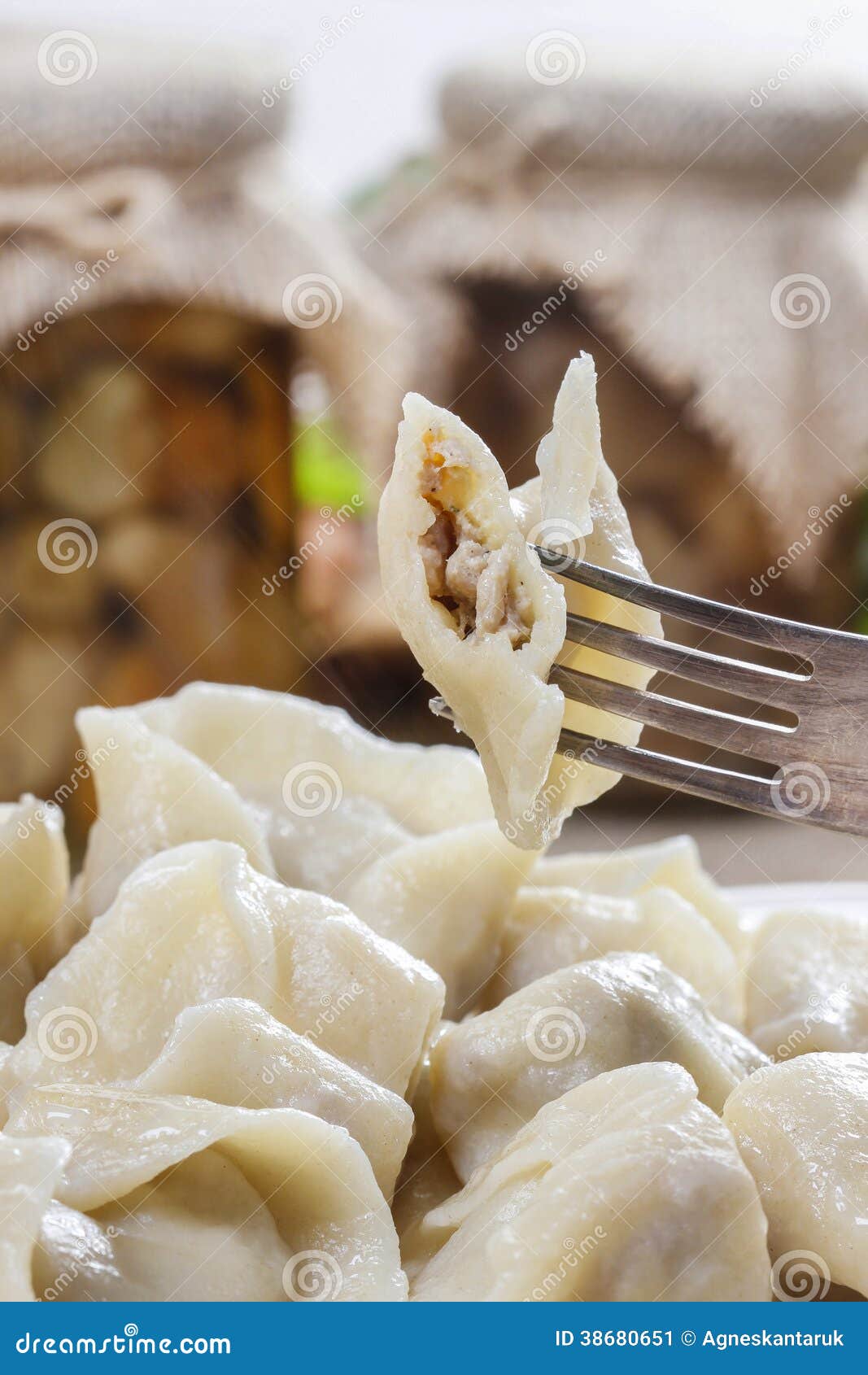 Traditional Polish Dumplings Stock Image - Image of appetizer, aroma ...