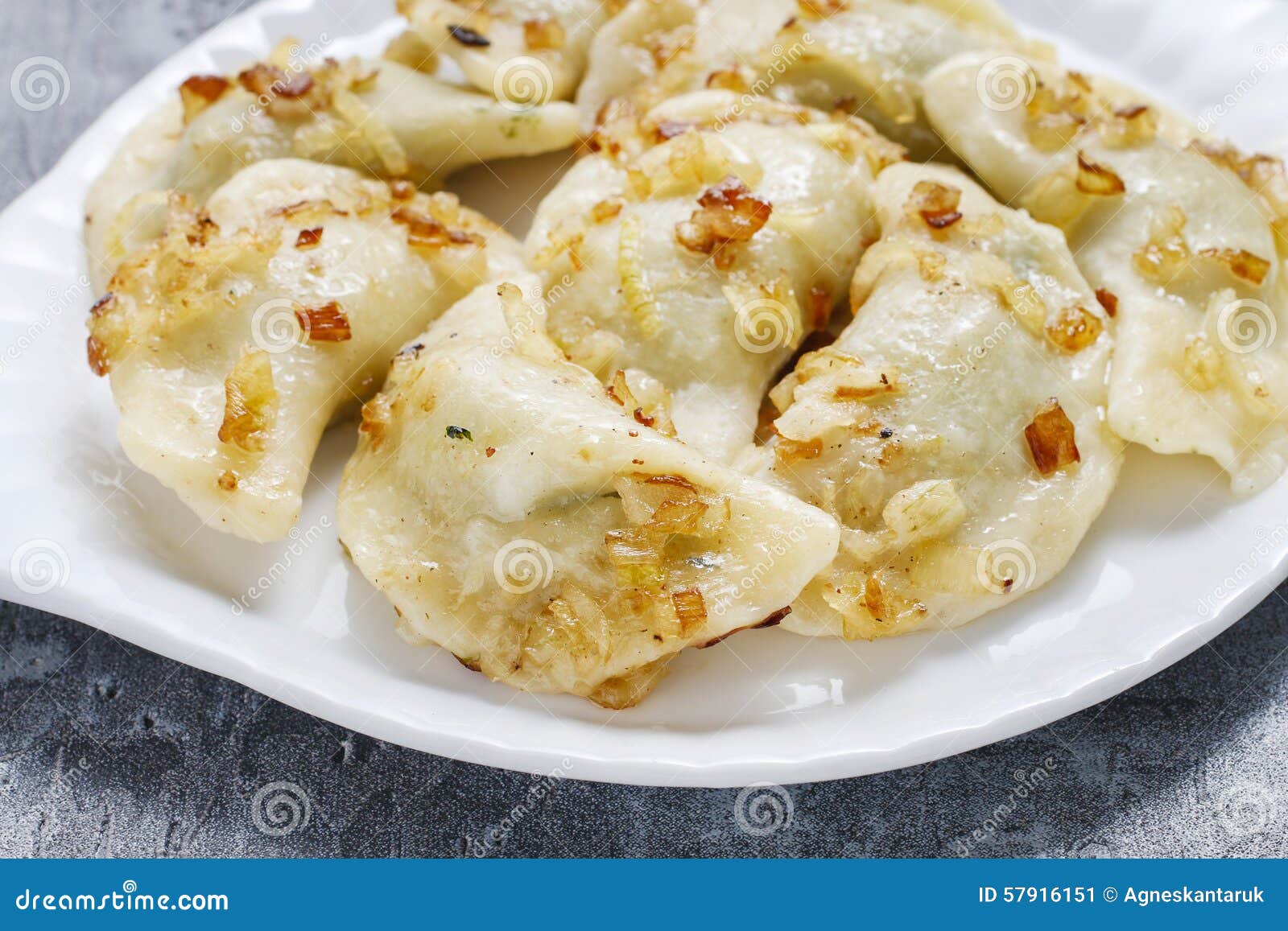 Traditional Polish Dumplings Stock Image - Image of culinary, cooking: 57916151