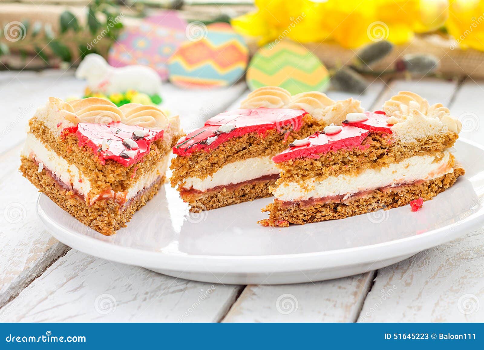 Traditional Polish Easter Cake. Stock Image - Image of horizontal ...