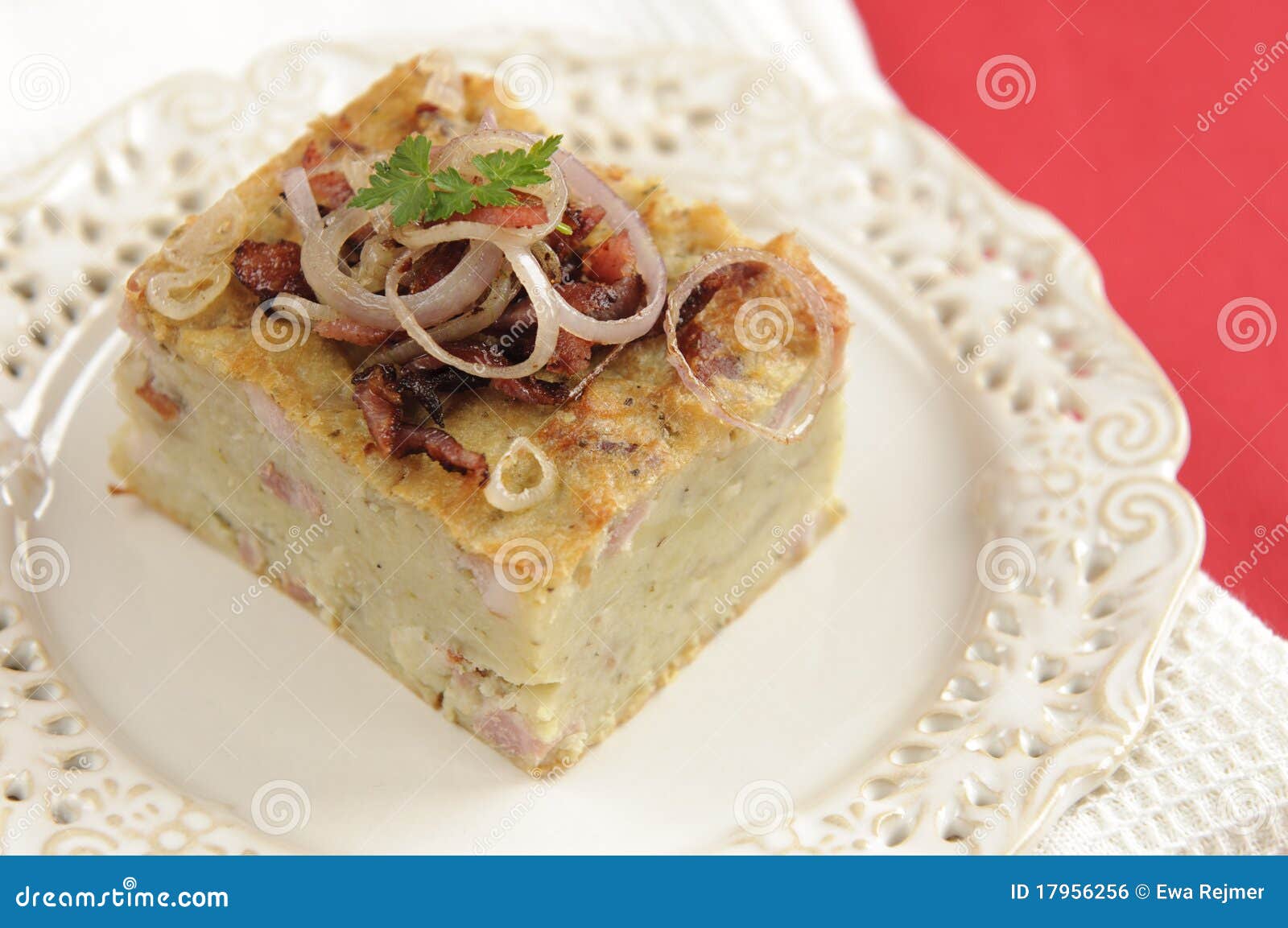 Traditional Polish Potato Babka Stock Photo - Image of cuisine, potato ...