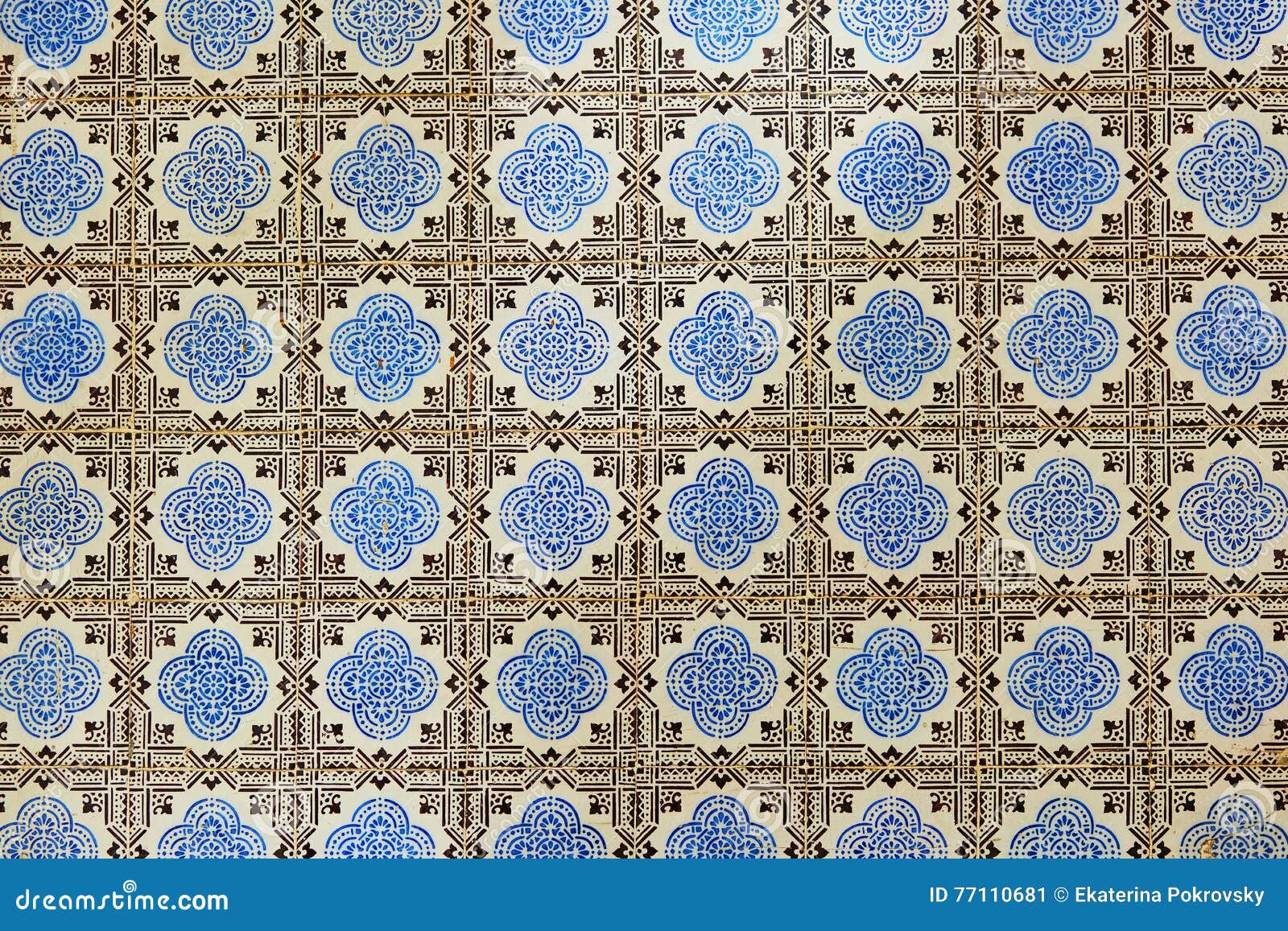 Traditional Portuguese Azulejos Stock Image - Image of tilework ...