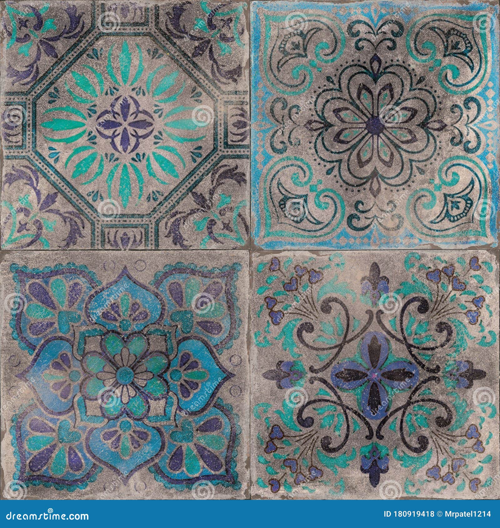 Traditional Portuguese Ceramic Tile Stock Photo - Image of mosaic ...