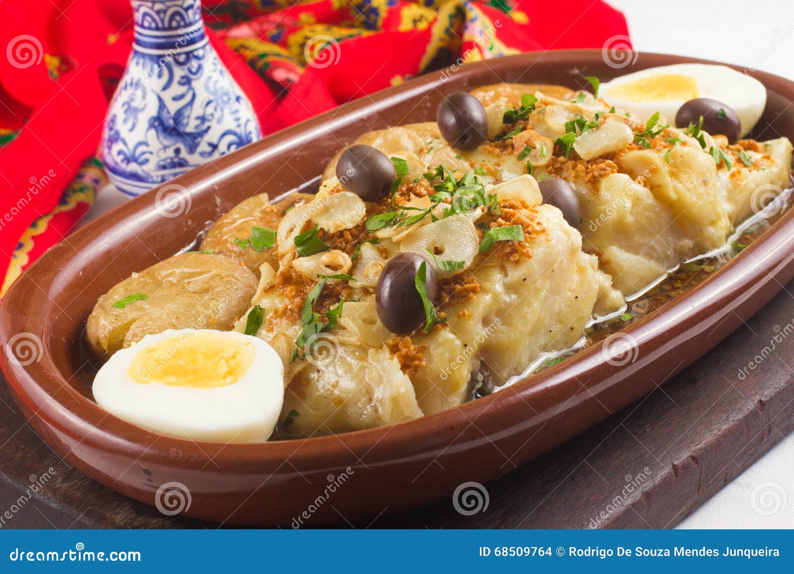 Traditional Portuguese Cod stock photo. Image of simple - 68509764