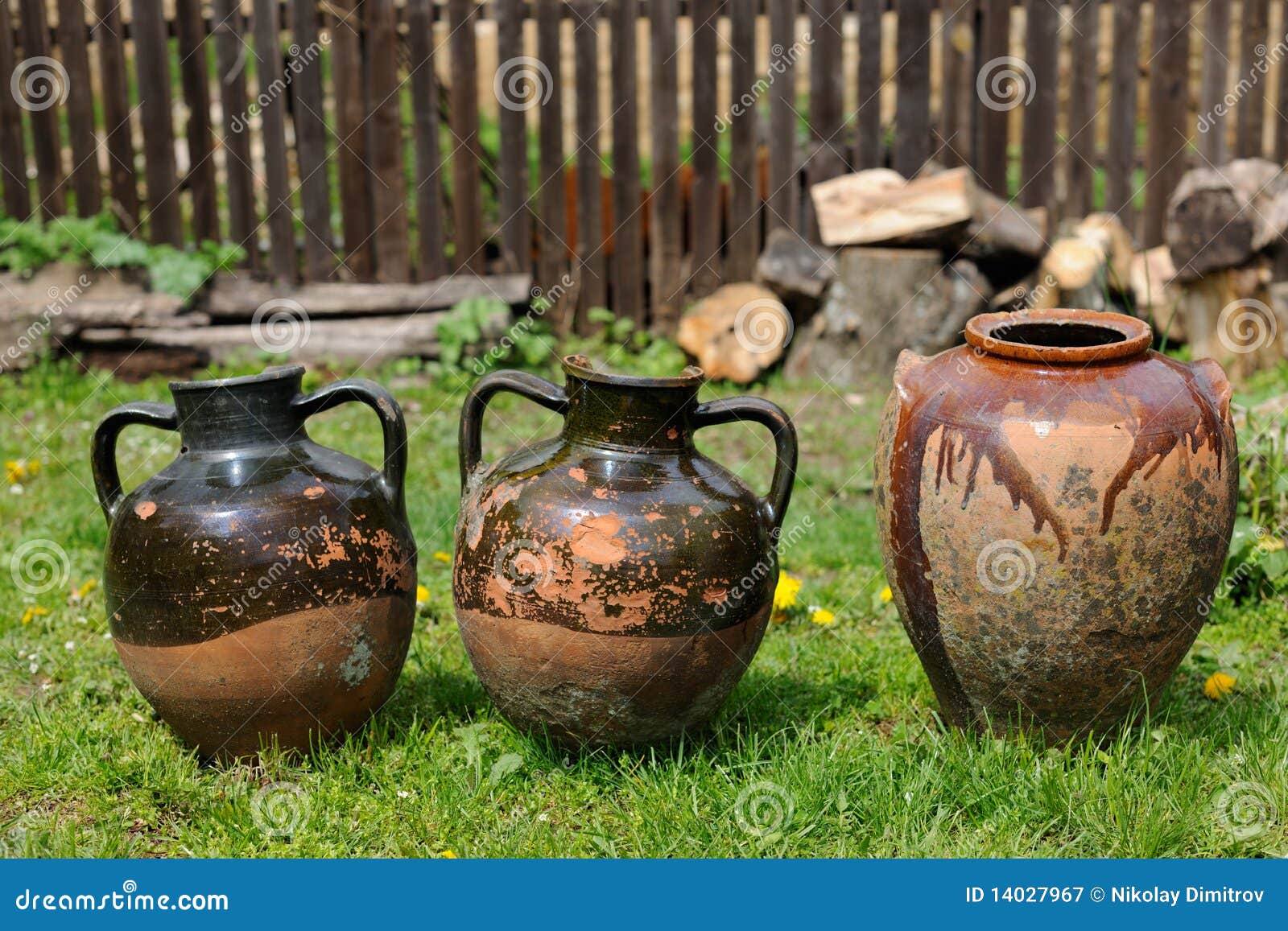 Traditional pottery stock image. Image of container, water - 14027967
