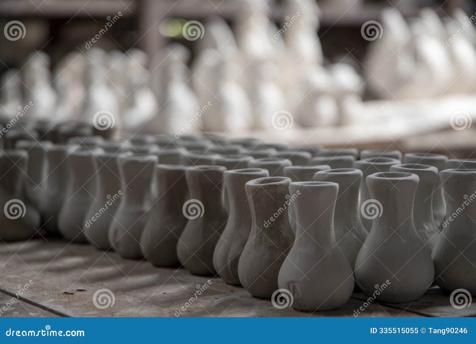 Traditional Pottery Workshop with Handmade Pottory Stock Image - Image ...