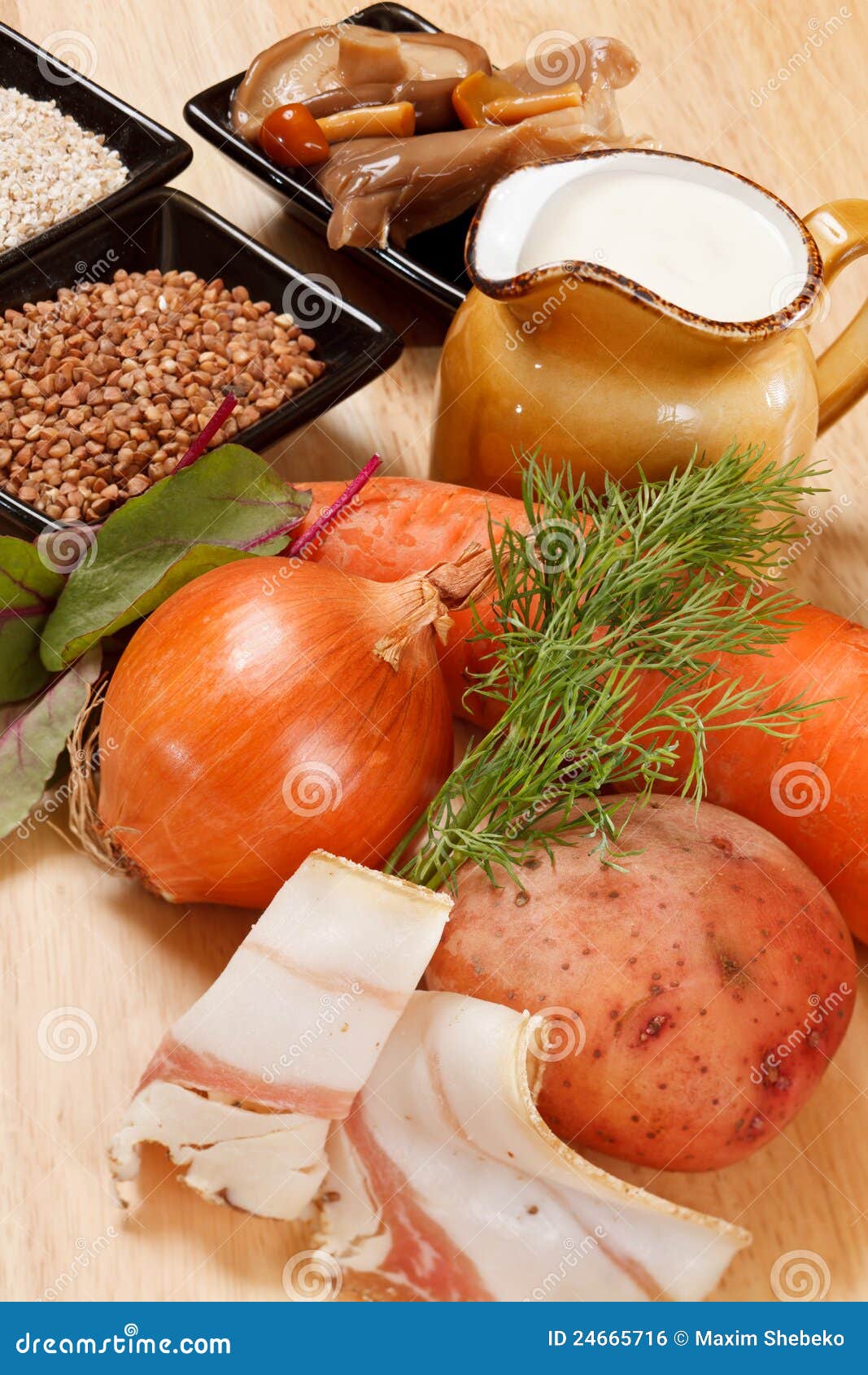 Traditional products stock photo. Image of wood, belorussian - 24665716