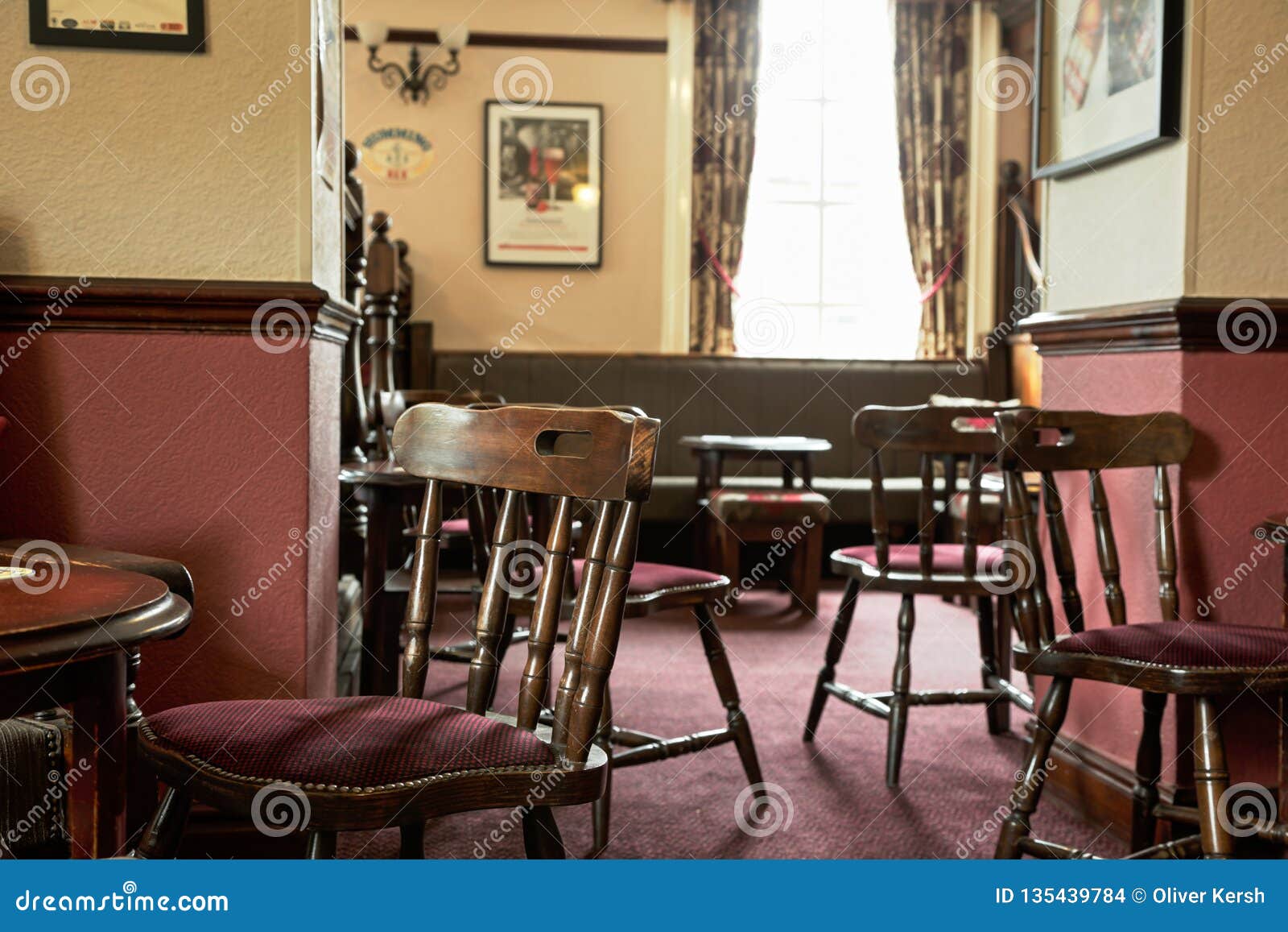 Traditional British Pub Interior Editorial Stock Image - Image of ...