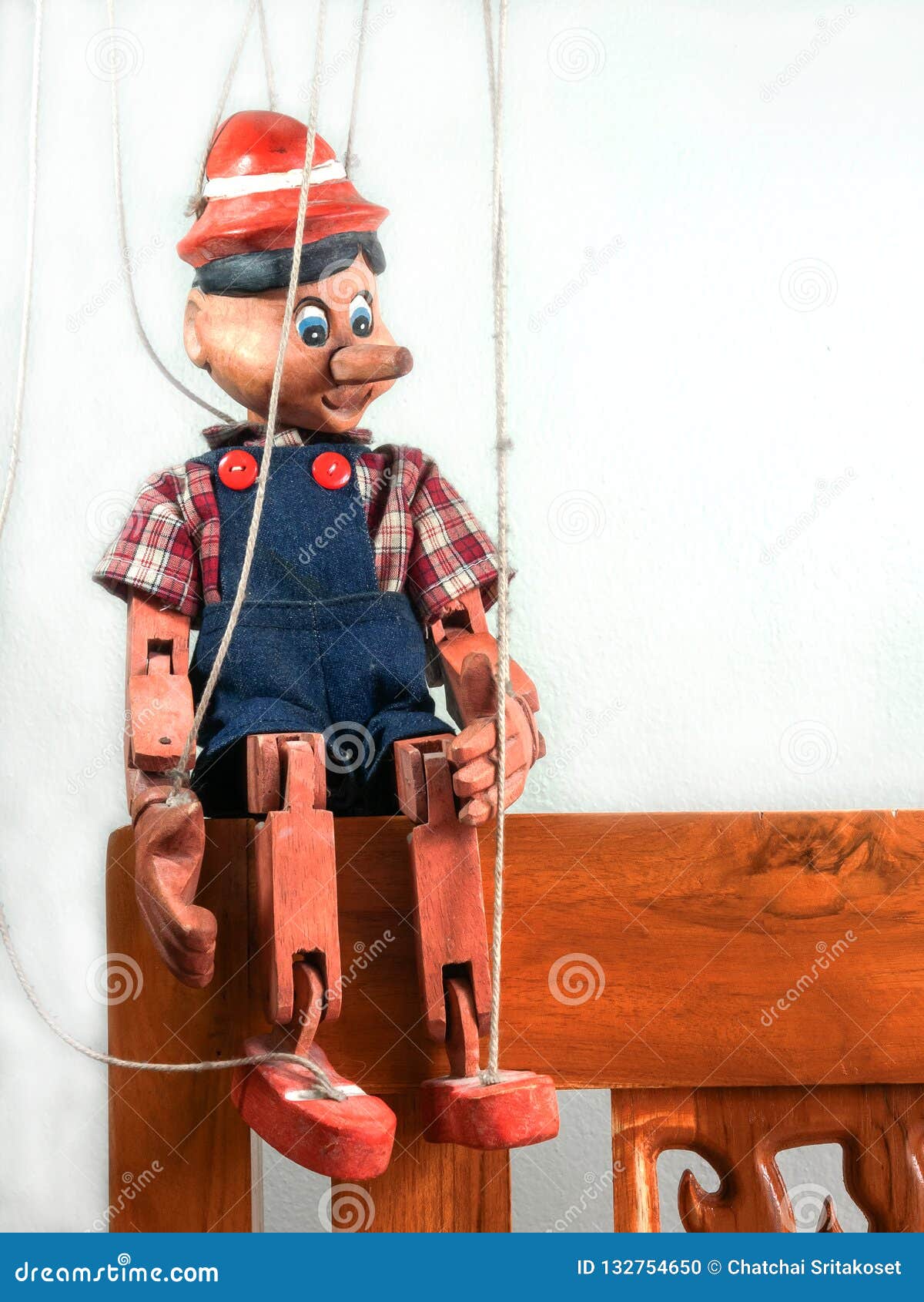 Traditional Puppets Made Of Wood. Shop In Prague Editorial Image ...