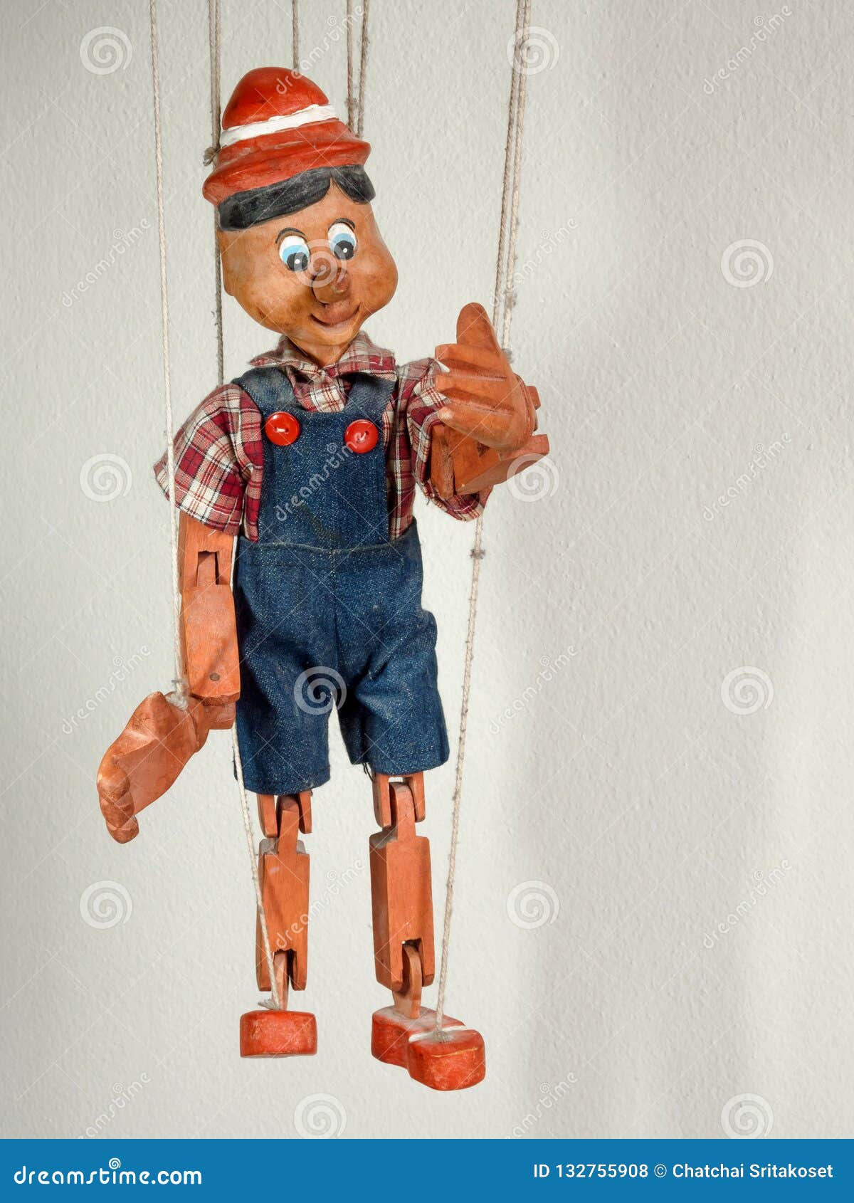 Traditional Puppets Made of Wood Editorial Stock Photo - Image of ...