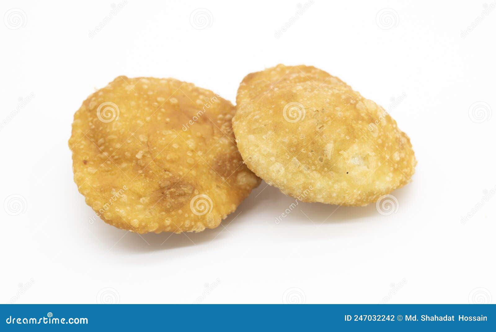 Traditional Puri Isolated on White Baackground Stock Photo - Image of ...