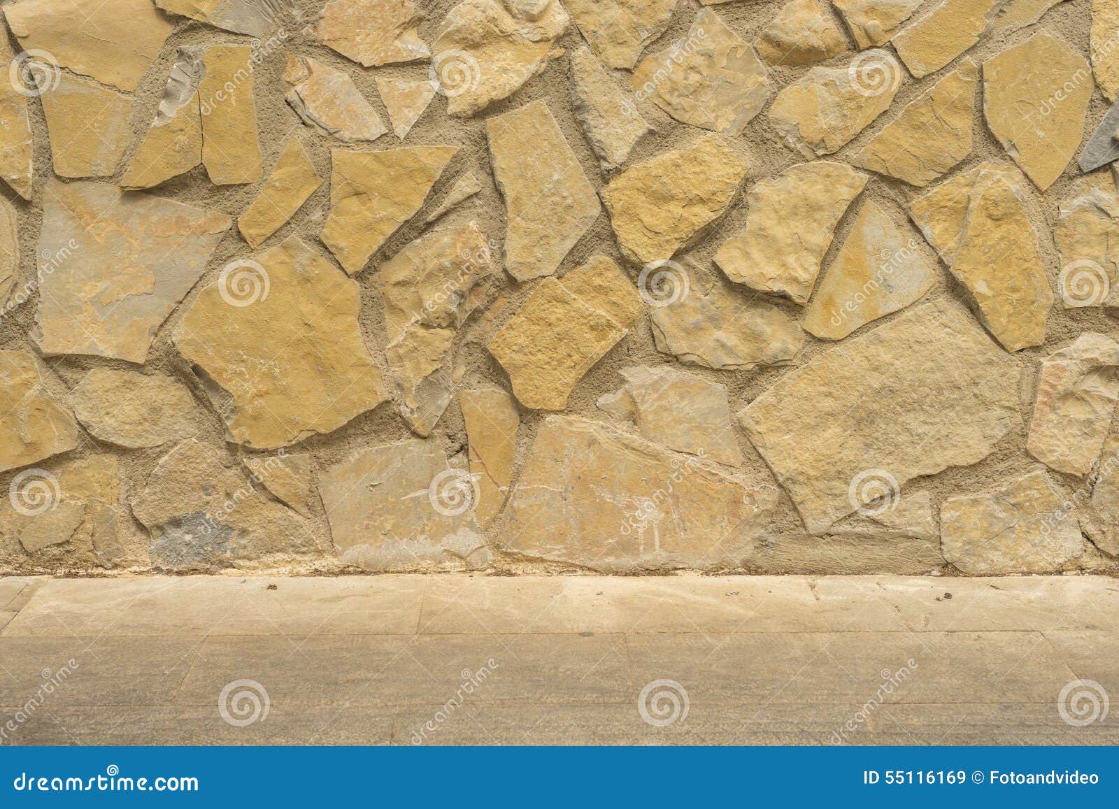 Traditional Quarrystone Wall Stock Image - Image of naturally, ancient ...
