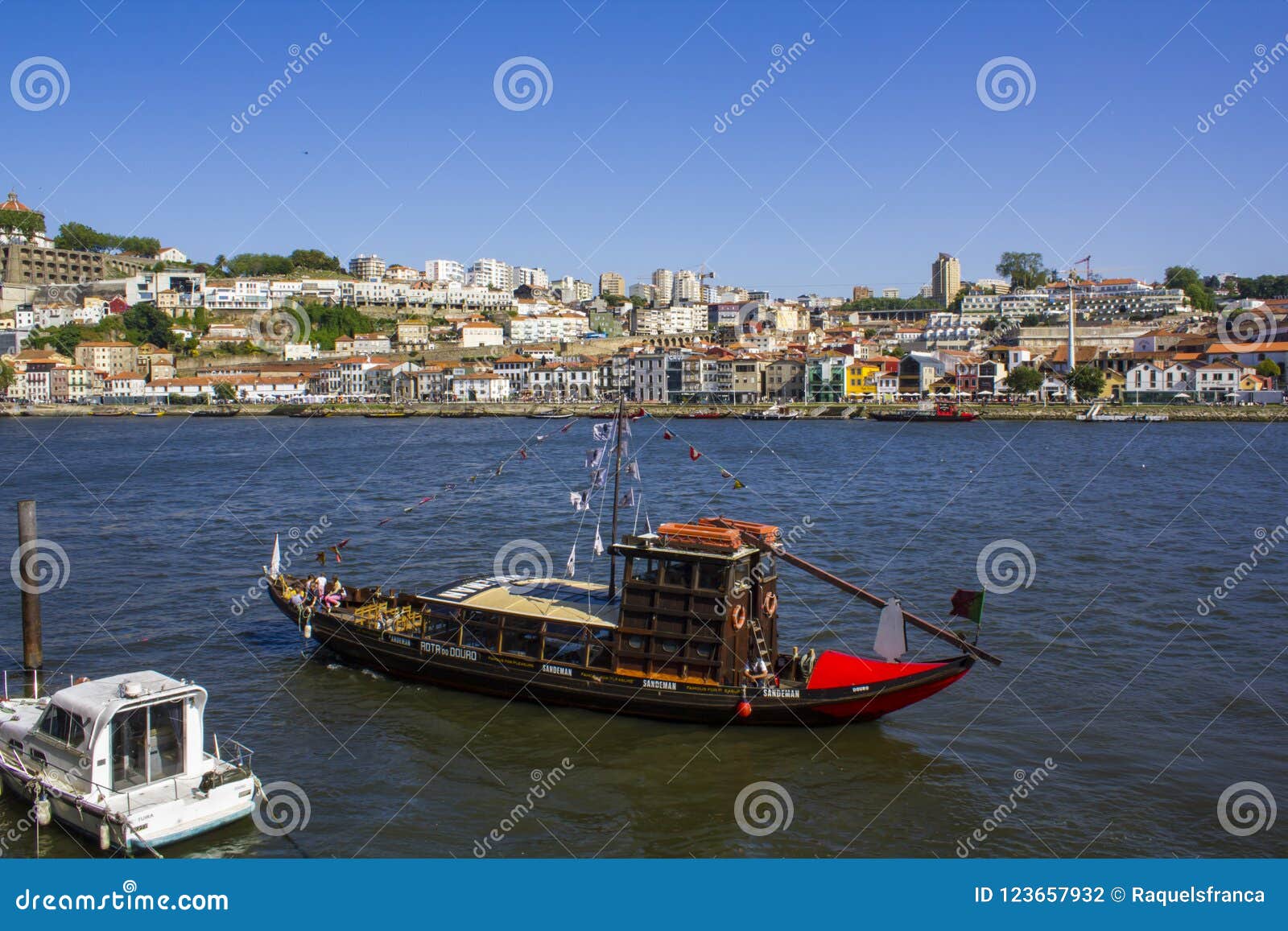 Traditional Rabelo Boat on Douro River Editorial Photography - Image of ...