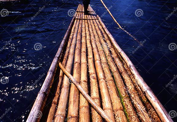 Traditional raft stock photo. Image of bamboo, primitive - 2774242
