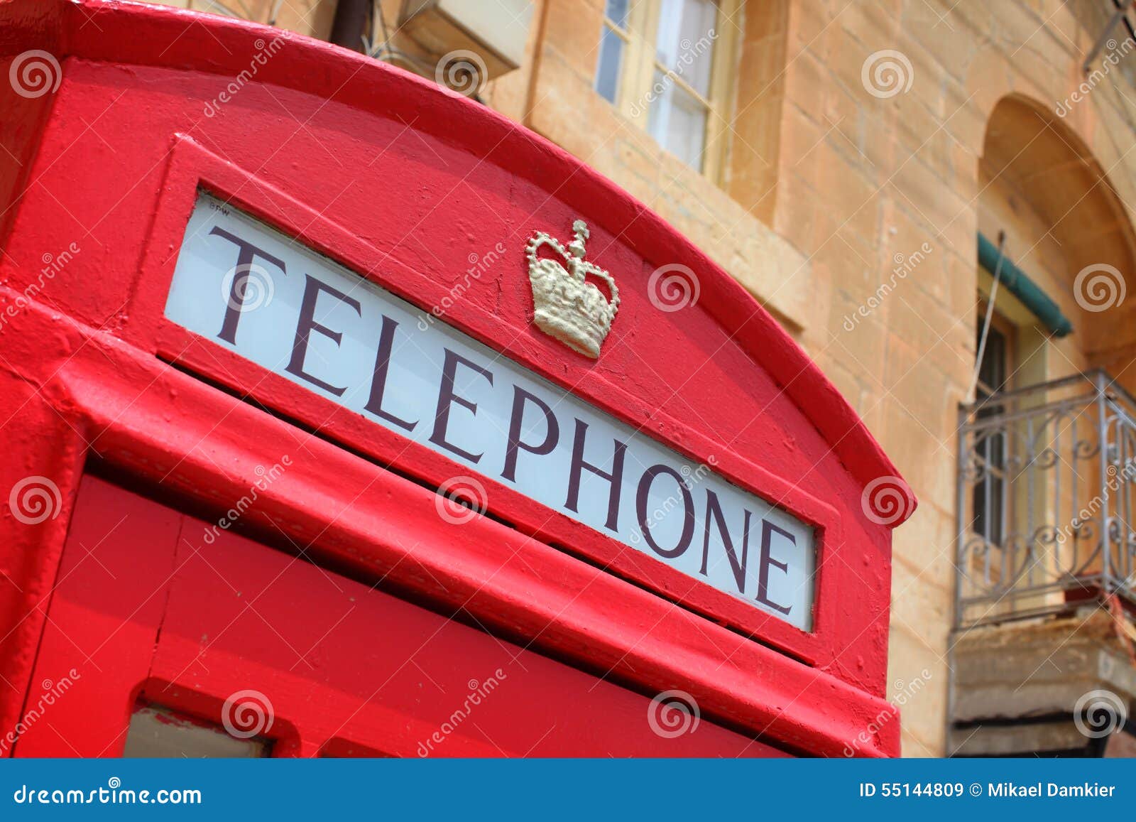 Traditional Red Phone Booth in Malta Editorial Stock Image - Image of ...