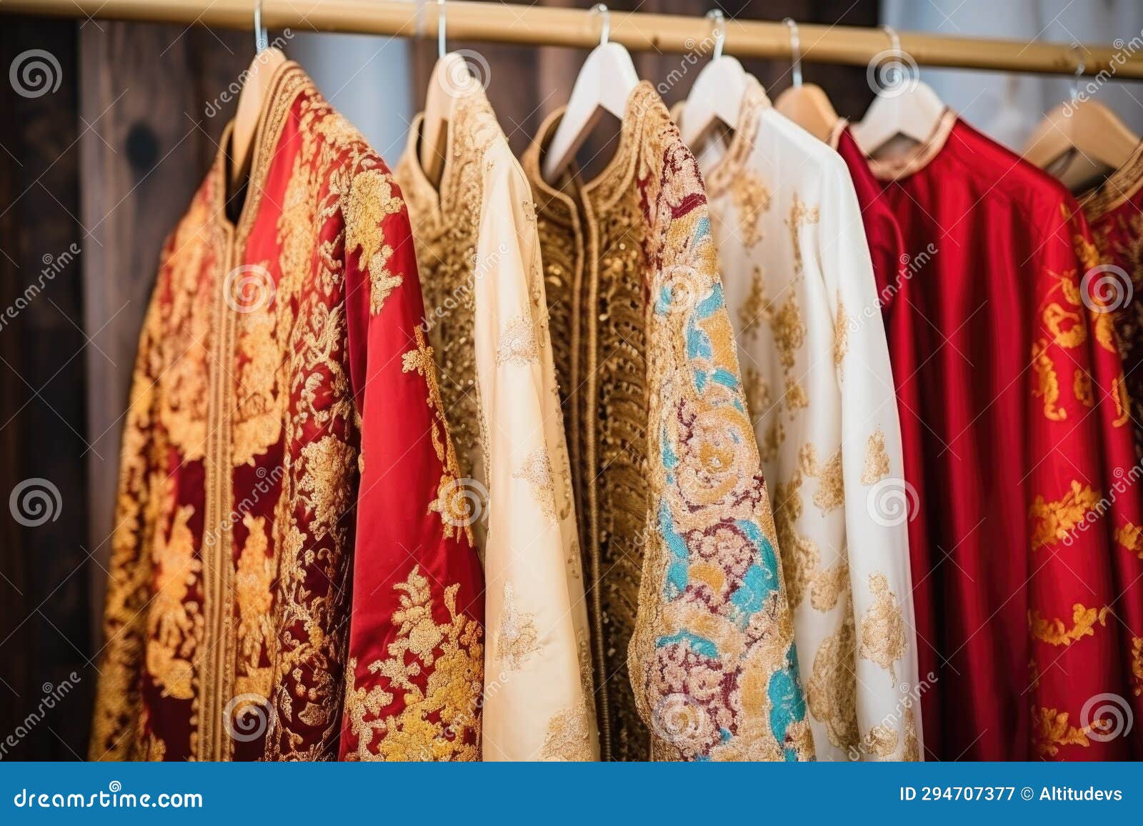 Traditional Religious Attire on a Hanger Stock Image - Image of garment ...