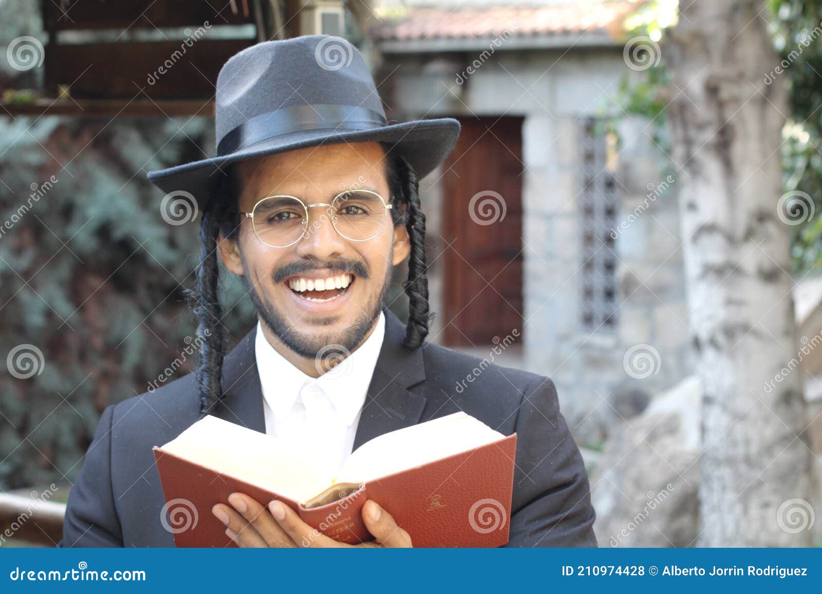 Traditional Religious Orthodox Man in the Synagogue Stock Photo - Image ...