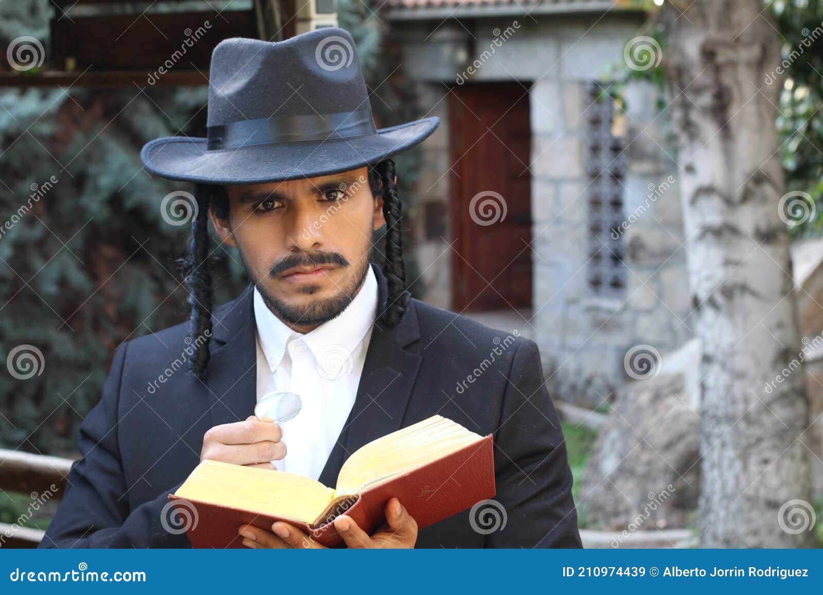 Traditional Religious Orthodox Man in the Synagogue Stock Image - Image ...