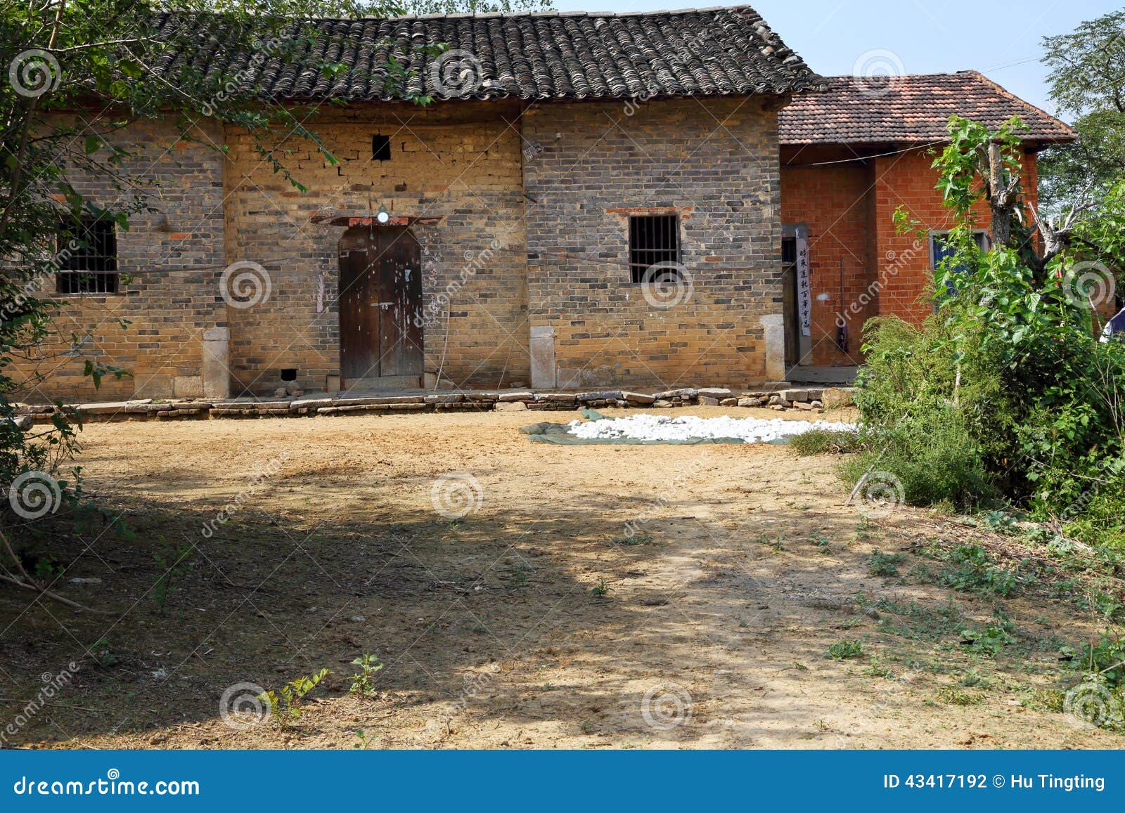 Traditional Residential Structure, Village Stock Photo - Image of ...