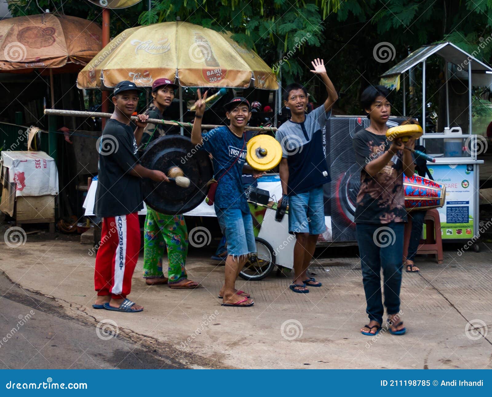 Jakarta February 2021 Traditional Rhythm Players Editorial Image ...
