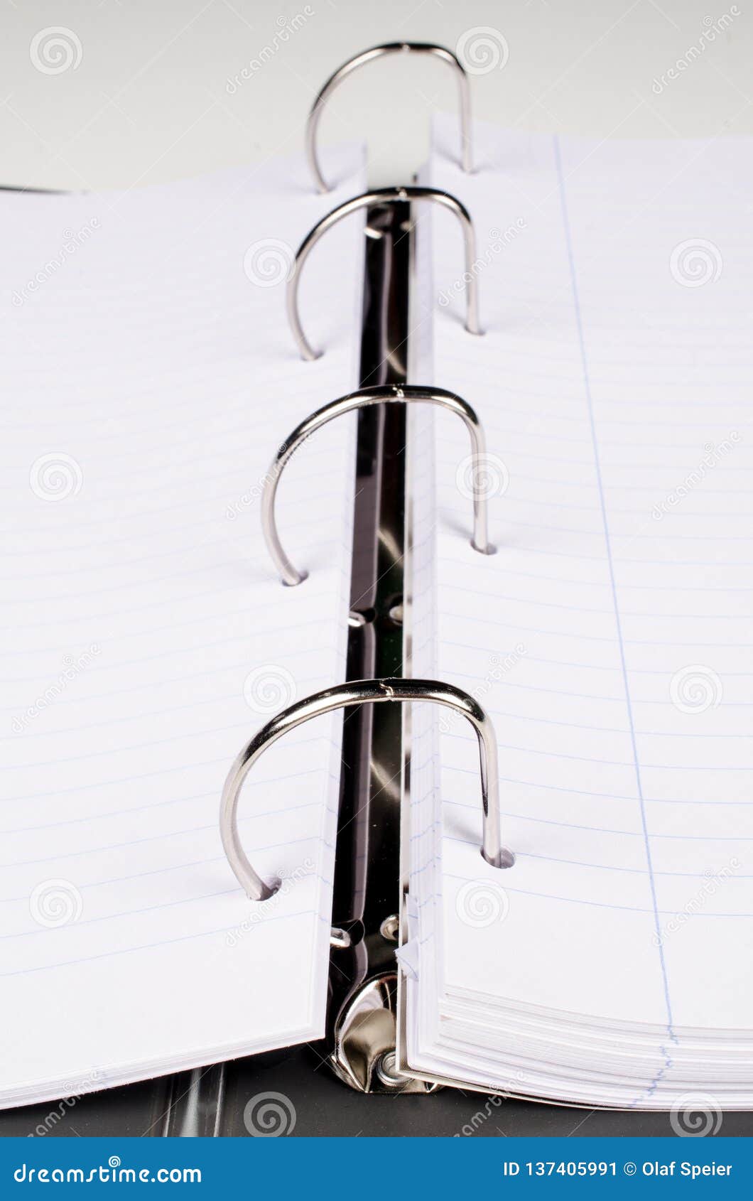 Traditional Ringed Notebook Stock Image - Image of note, shot: 137405991
