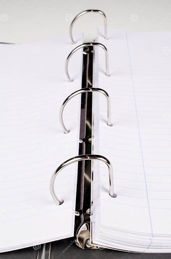 Traditional Ringed Notebook Stock Image - Image of note, shot: 137405991