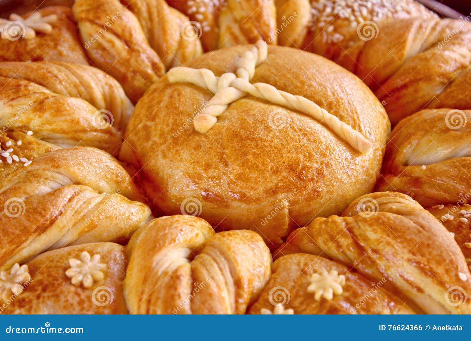 A Traditional Ritual Of Offering Bread And Salt To A Welcome Guest ...