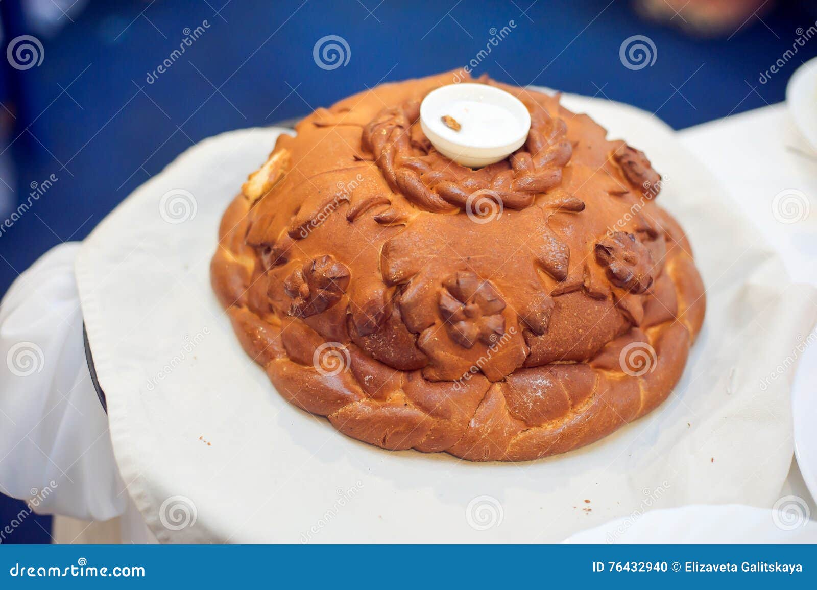 A Traditional Ritual of Offering Bread and Salt To a Welcome Guest ...