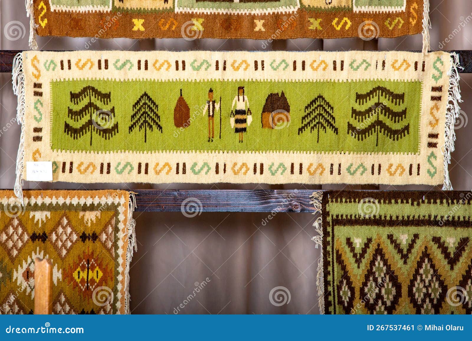 Traditional Romanian Carpet Ornament Editorial Photo - Image of pattern ...