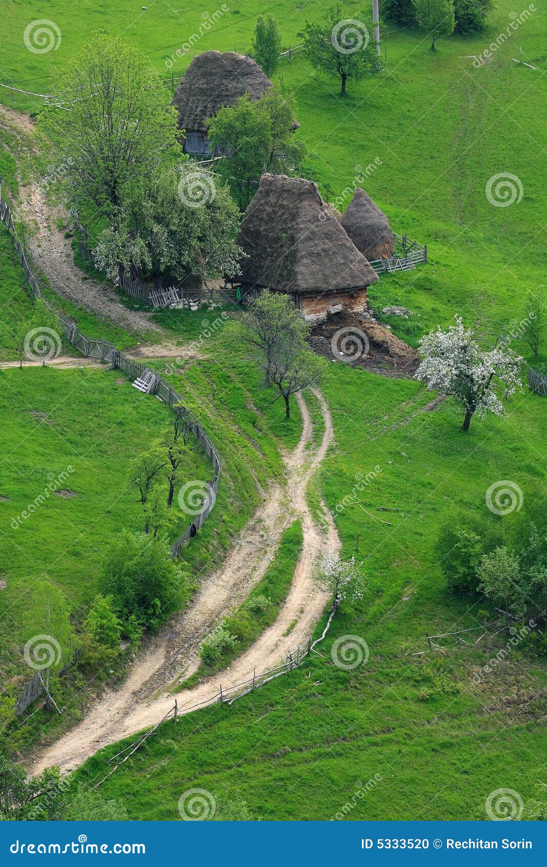 Traditional Romanian Cottage Stock Photo - Image of architecture ...