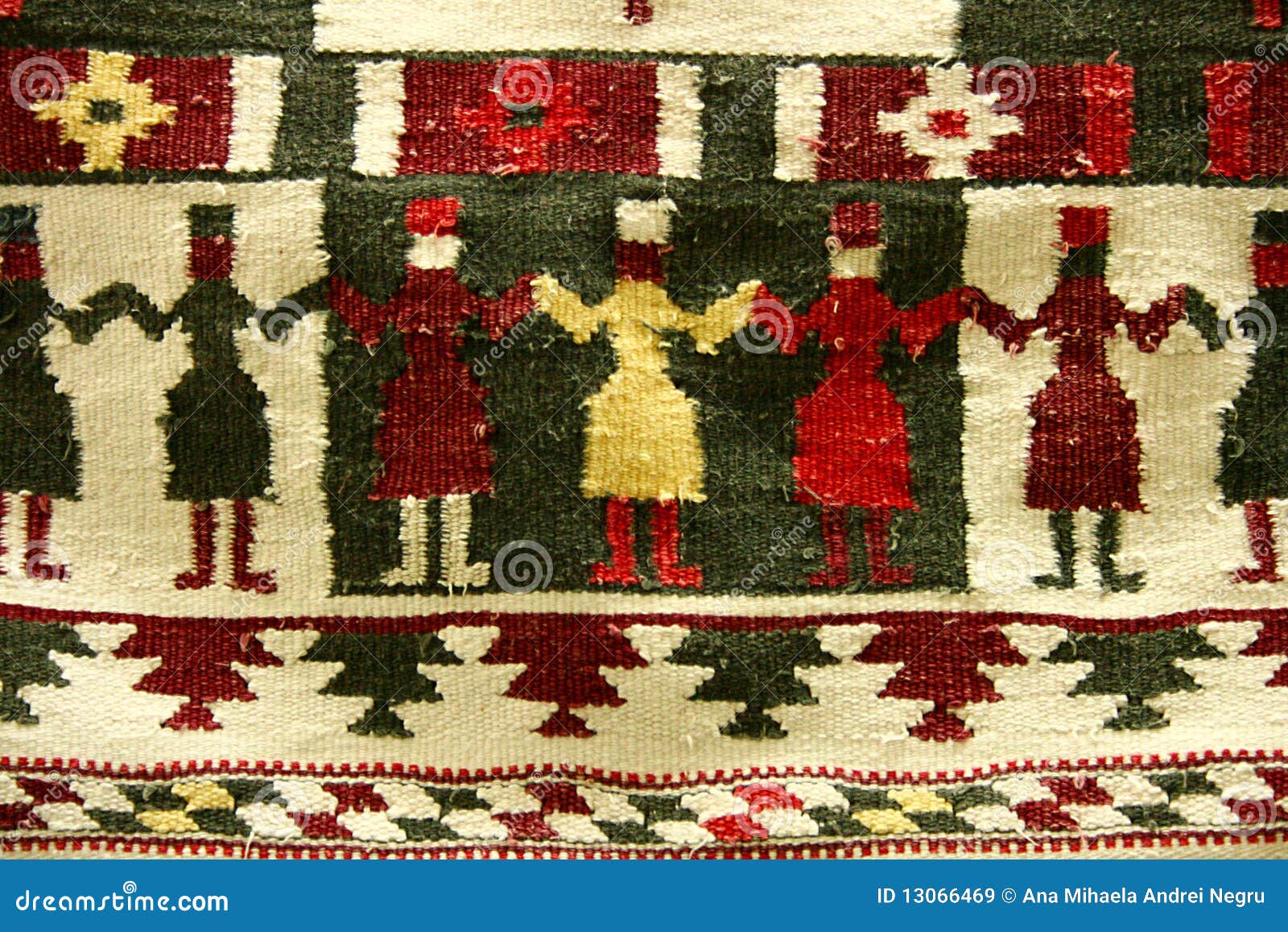 Traditional Romanian Dance, As a Texture Stock Image - Image of ...