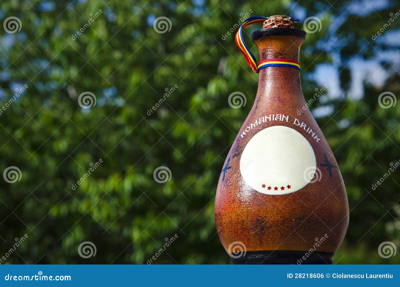 Traditional romanian drink stock photo. Image of artistic - 28218606