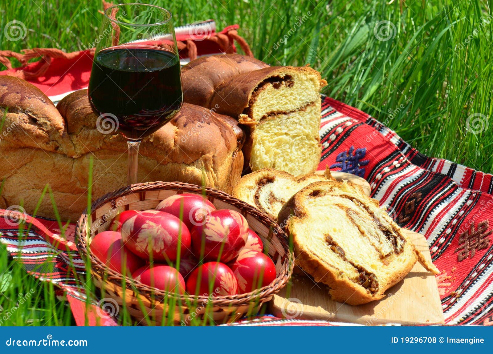 Traditional Romanian Easter Cooking Stock Photo - Image of eggs, bunny ...