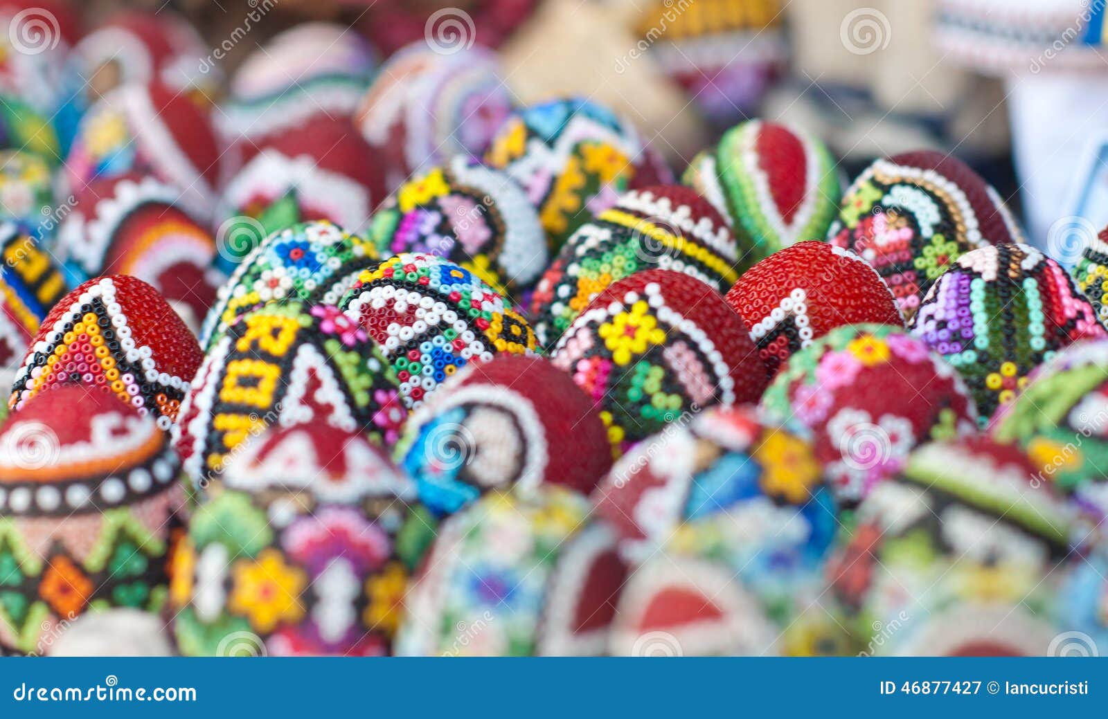 Traditional Romanian Easter Eggs Stock Image - Image of maramures ...