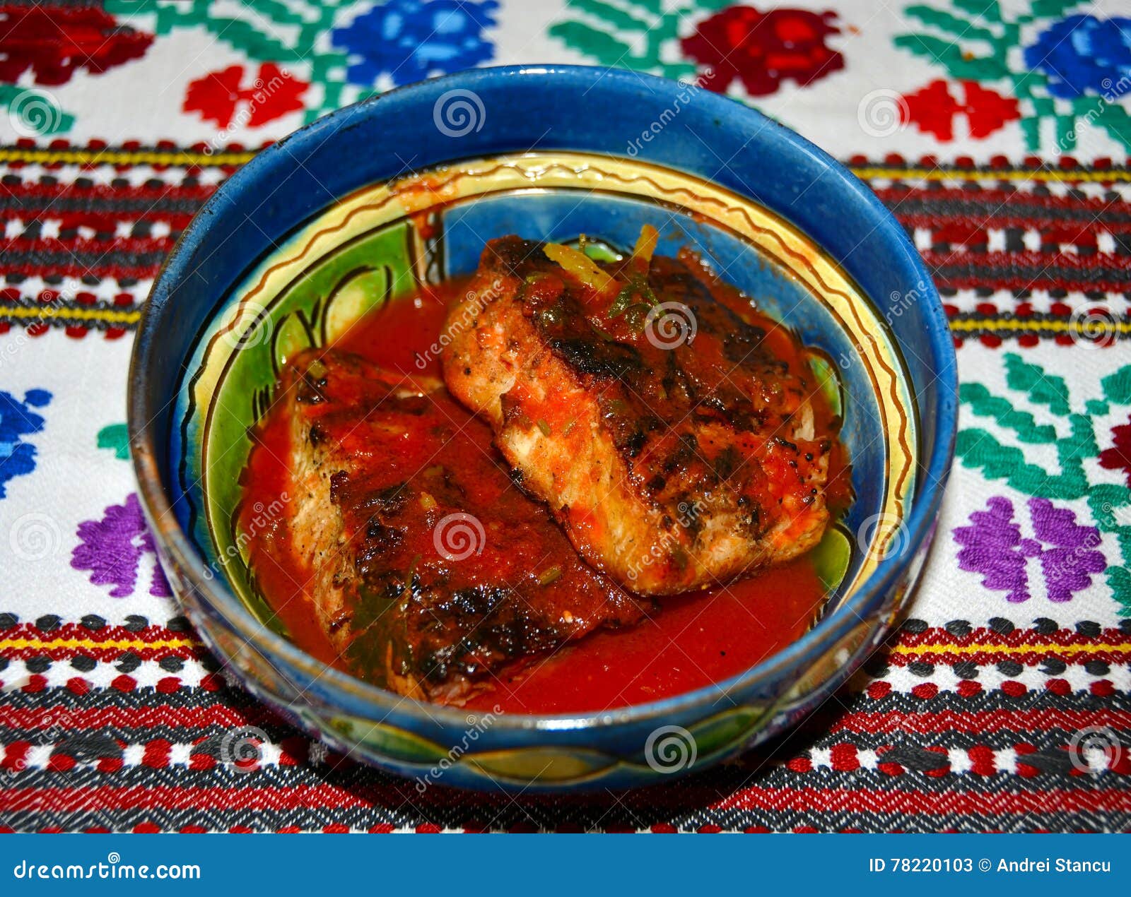 Romania Traditional Fish Brine Stock Image - Image of traditional ...