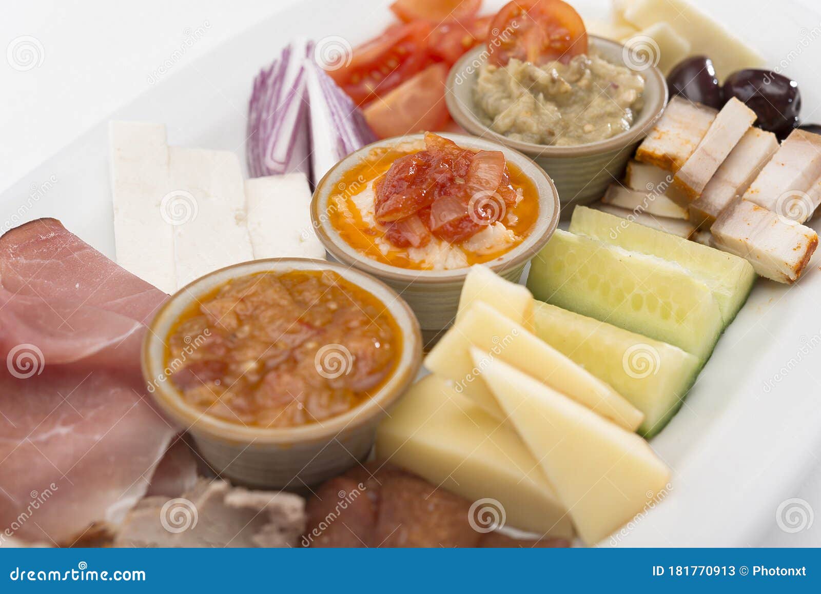 Traditional Romanian Food Plateau Stock Image - Image of occupation ...