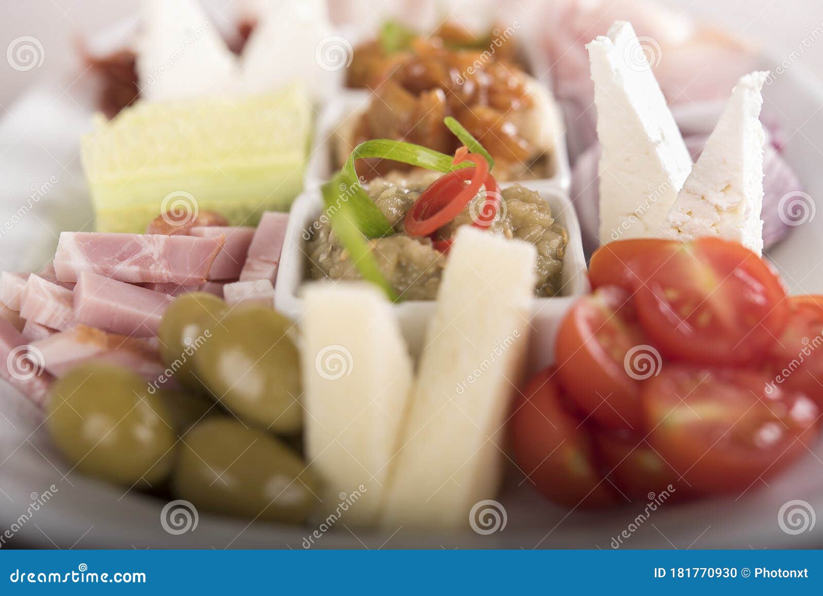 Traditional Romanian Food Plateau Stock Photo - Image of meal, dinner ...