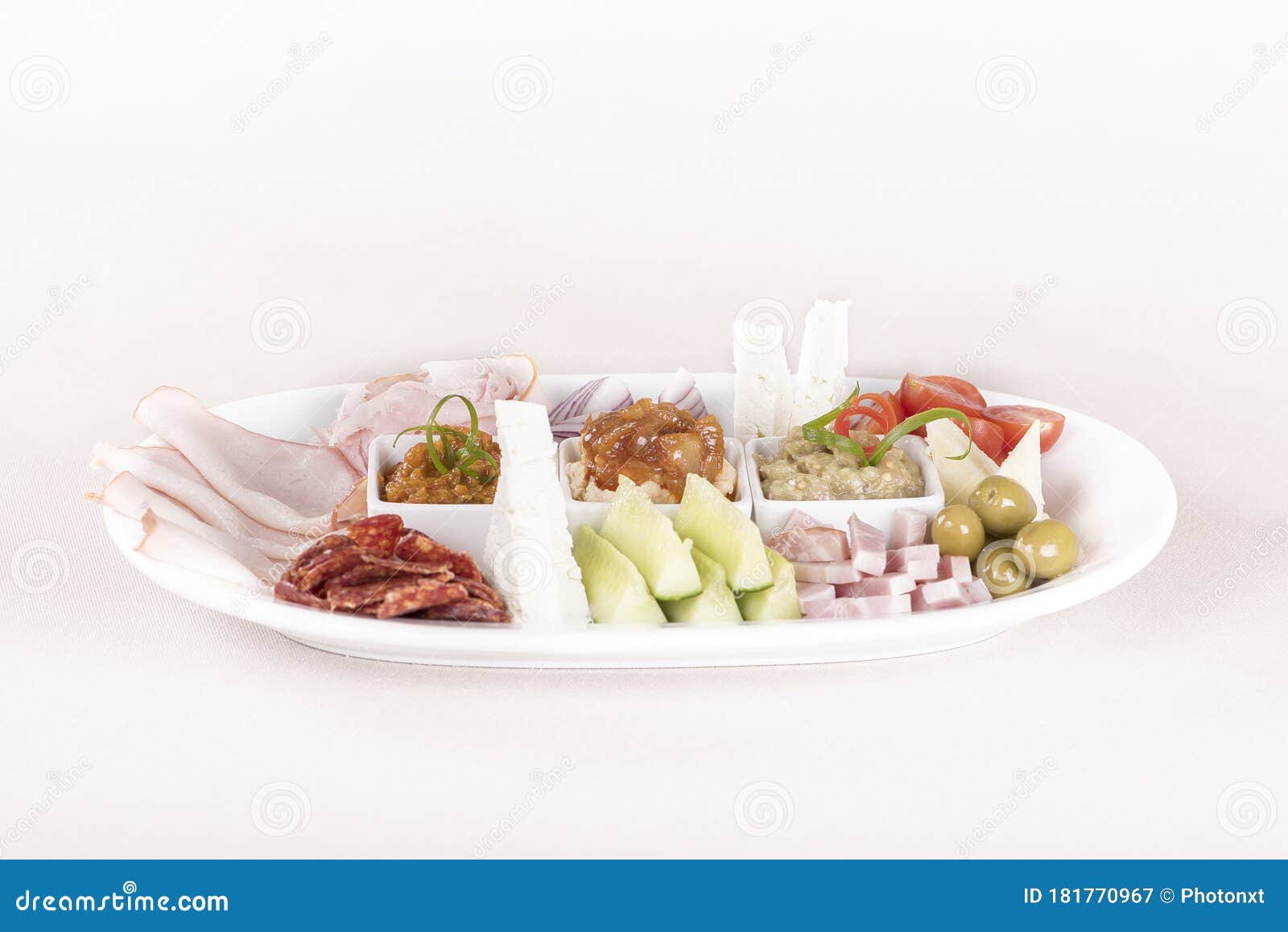 Traditional Romanian Food Plateau Stock Image - Image of grilled, leaf ...