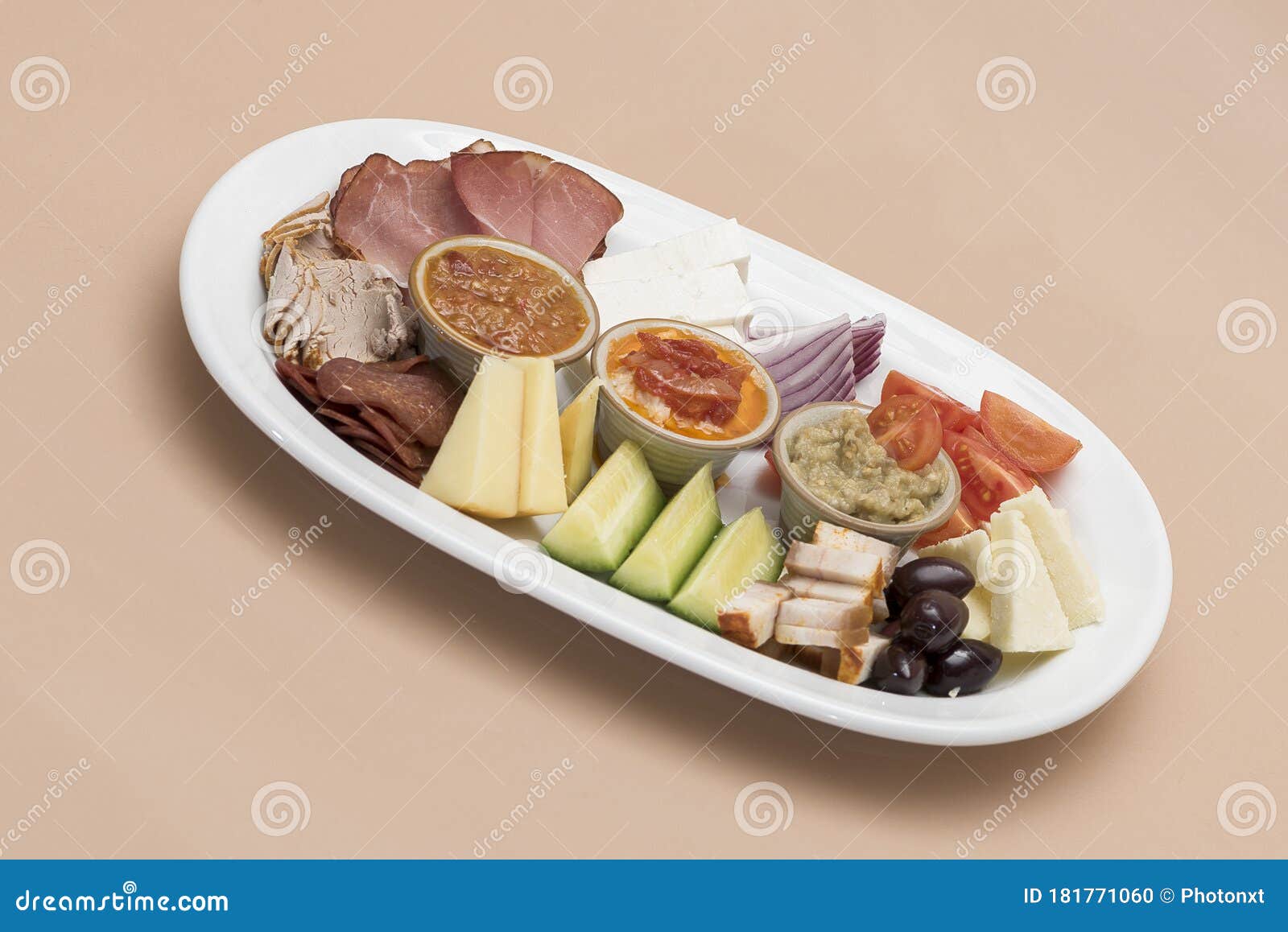 Traditional Romanian Food Plateau Stock Photo - Image of luxury, fine ...